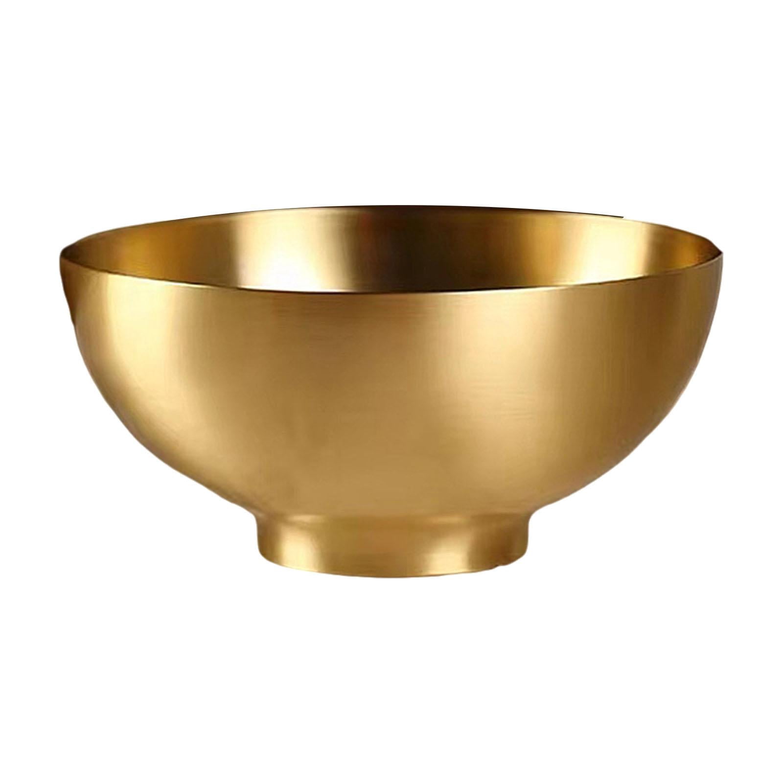 TISHITA Decorative Brass Bowl Container Sturdy Decor Easy to Clean ...
