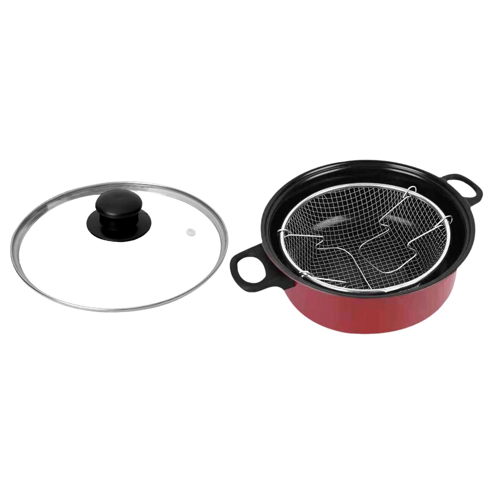 TISHITA Deep Fry Pot French Fries Cooker Cookware Kitchen Accessories ...