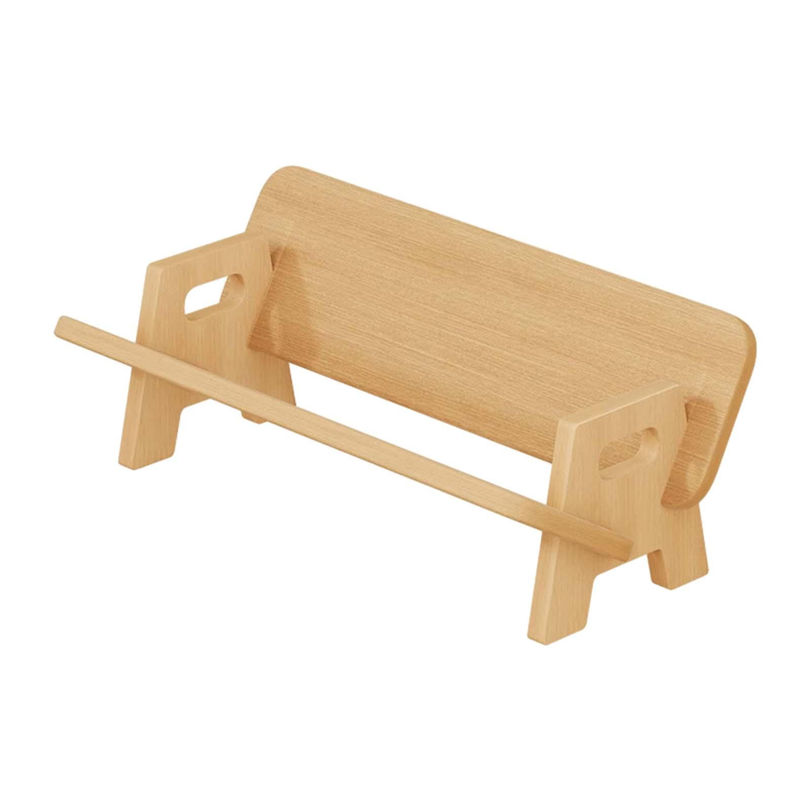 TISHITA Desktop Bookshelf Organizer Desk Bookshelf Book Rack Wooden ...