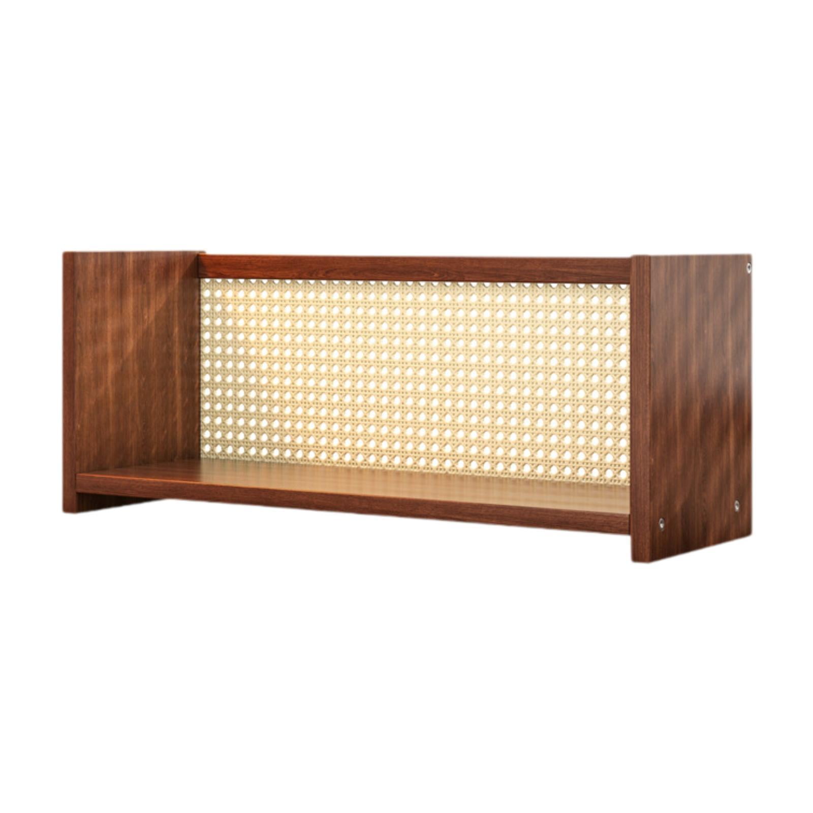 TISHITA Desktop Organizer Lightweight Rustic Desk Bookshelf for Desktop ...