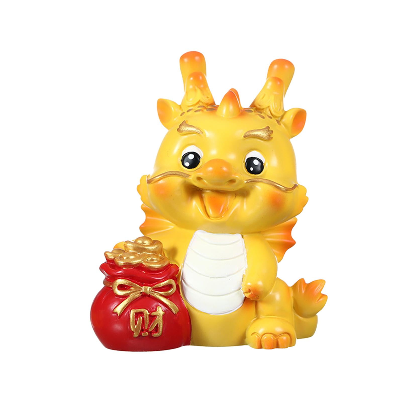 TISHITA Desktop Ornament Dragon Statue Creative Cute Dragons Sculpture ...