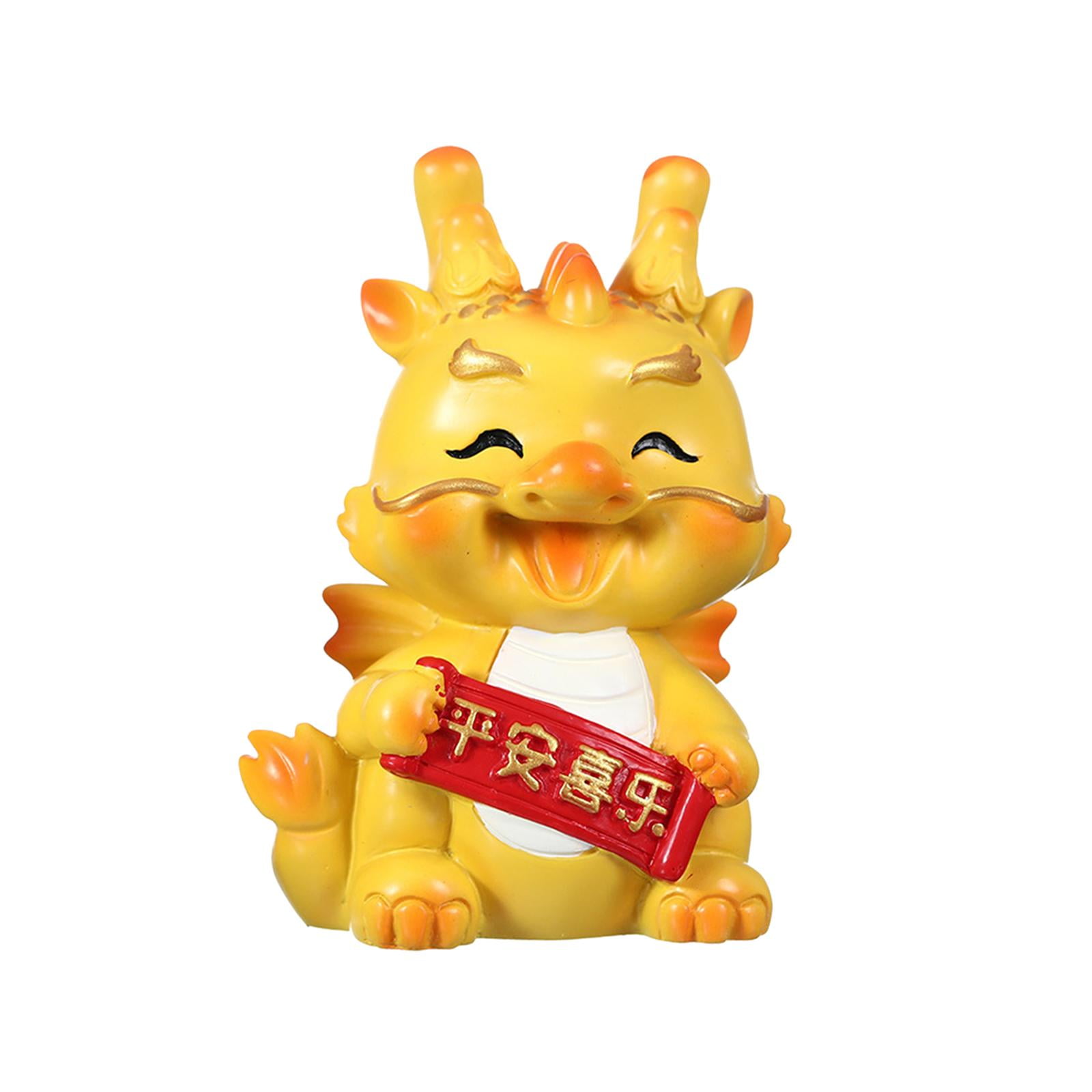 TISHITA Desktop Ornament Dragon Statue Creative Cute Dragons Sculpture ...