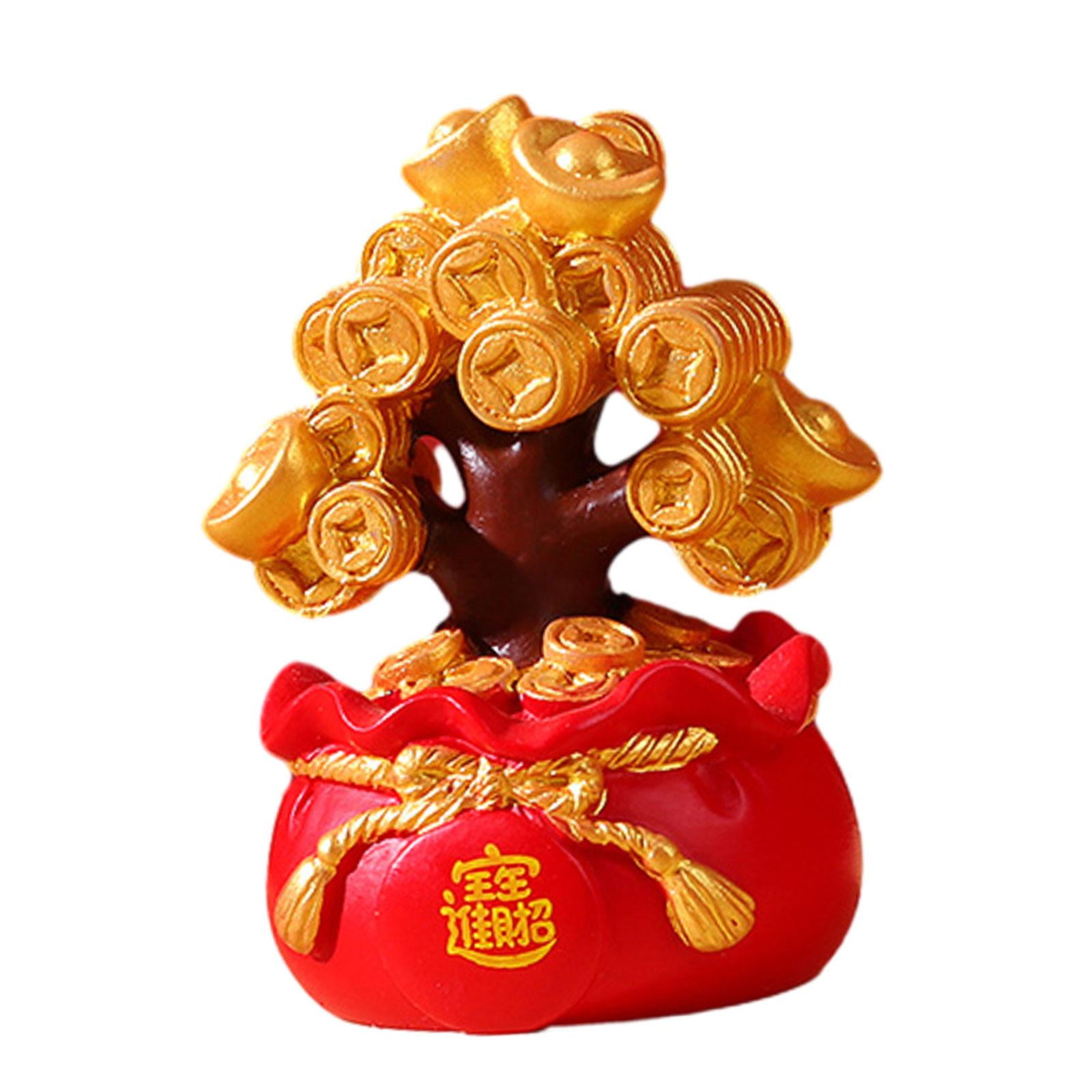 TISHITA Desktop Wealth Figurine Treasure Basin Statue Fortune Figurine ...