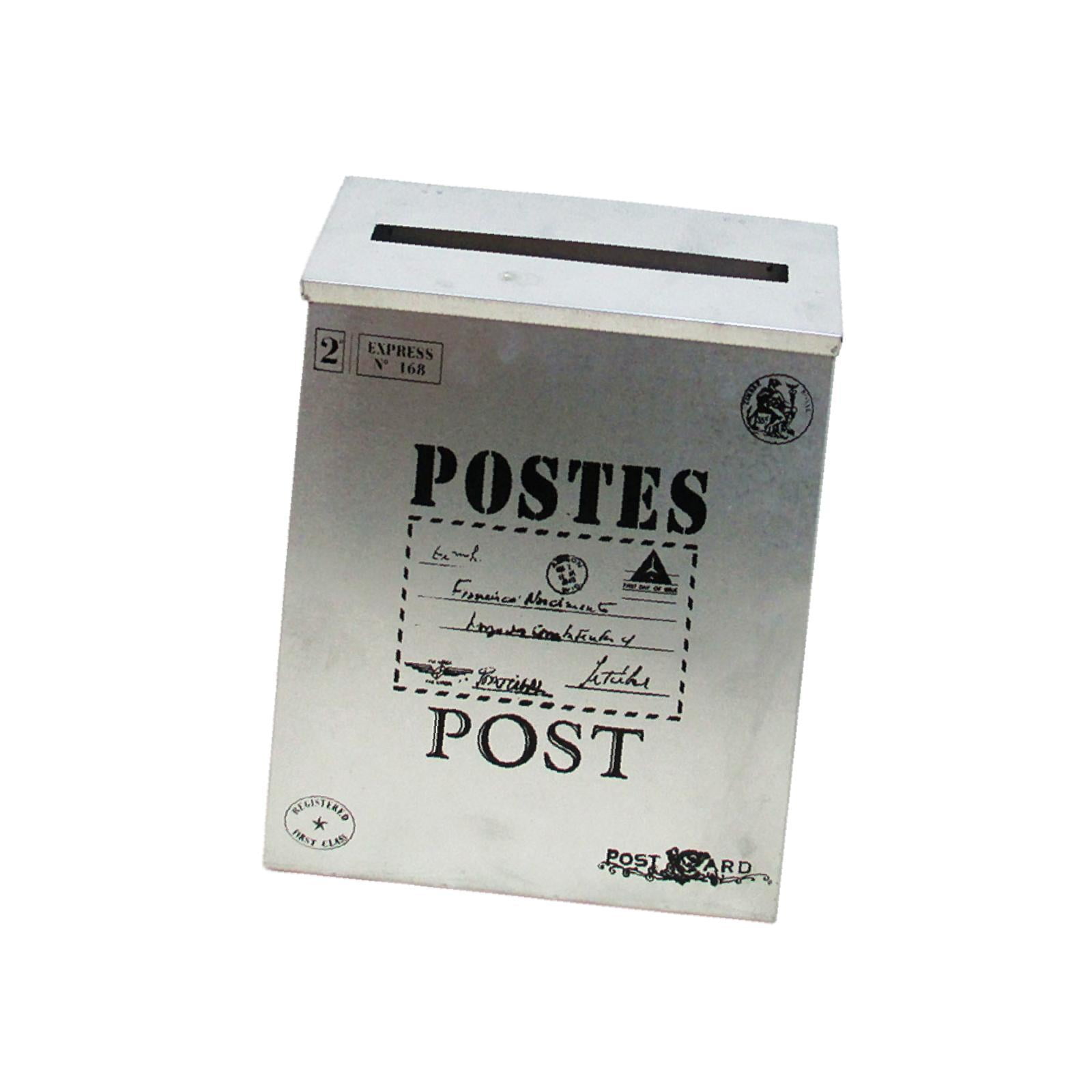 TISHITA Drop Box Wall Mounted Mailbox Decorative Letter Box Vintage ...