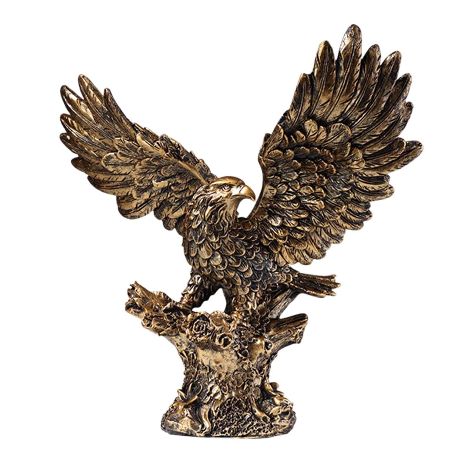 TISHITA Eagle Statue Animal Sculpture Collectible Eagle Figurine, Table ...