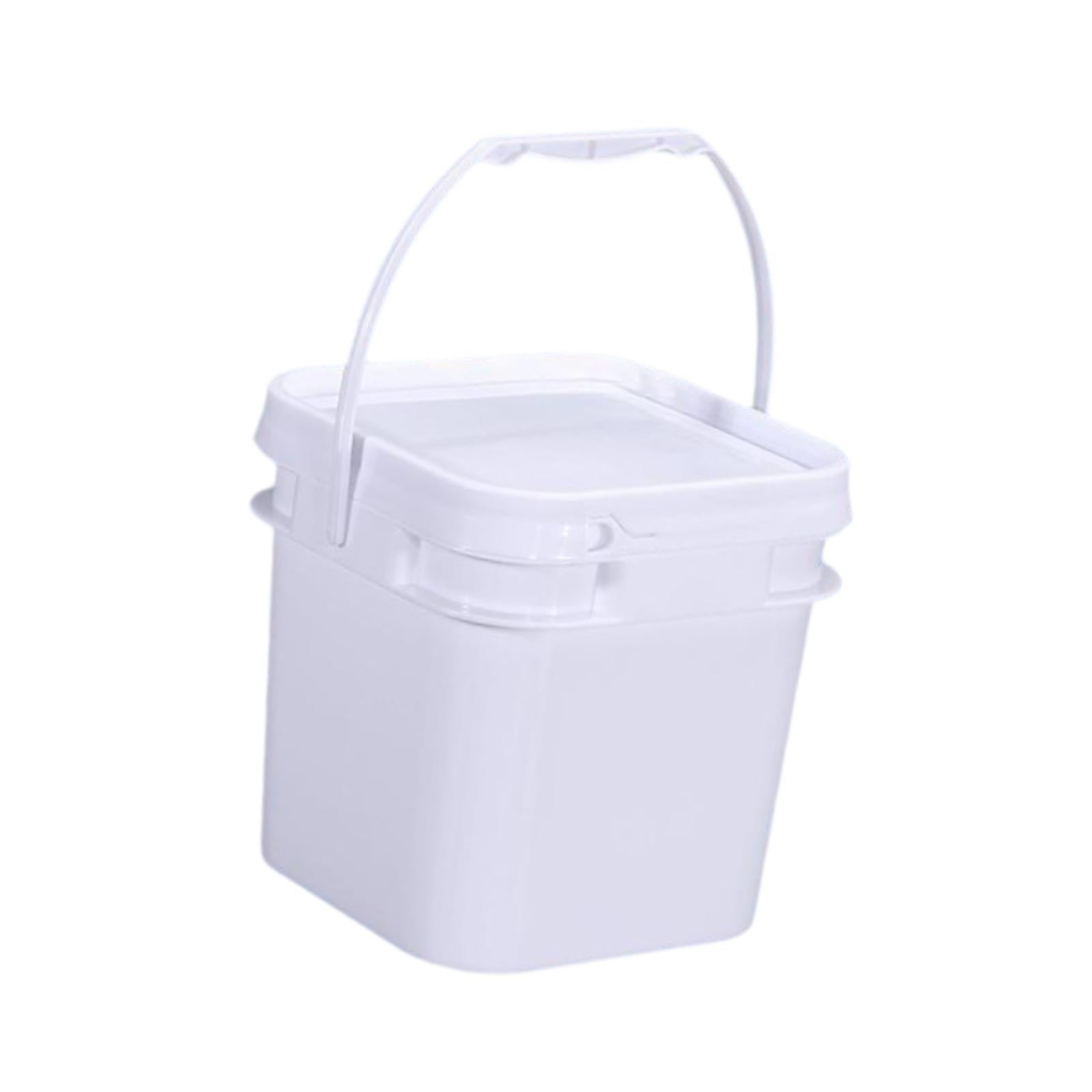 TISHITA Empty Paint Pail Food Storage Bucket Lightweight Brushes ...