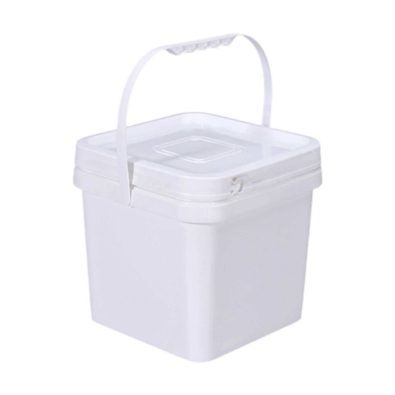 TISHITA Empty Paint Pail Food Storage Bucket Lightweight Brushes ...
