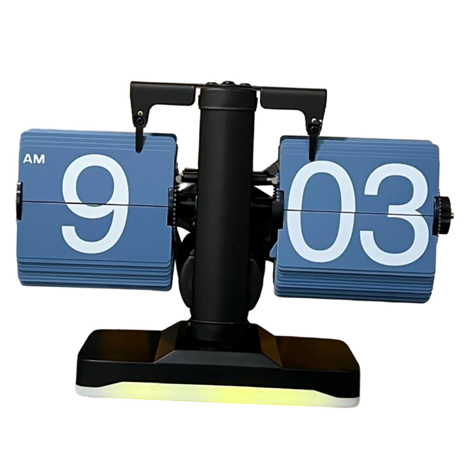 TISHITA Flip Down Clock Auto Flip Clock Decorative Clock Creative Retro ...