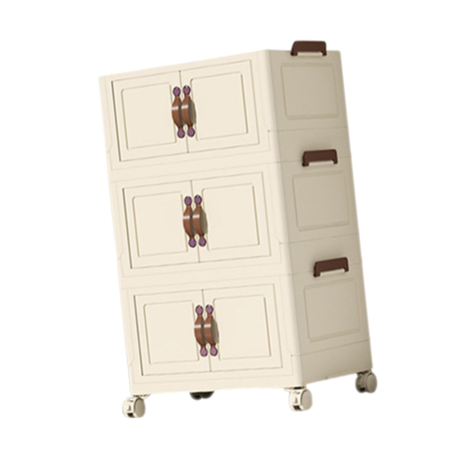 TISHITA Foldable Storage Cabinet Folding Storage Boxes Home Furniture ...