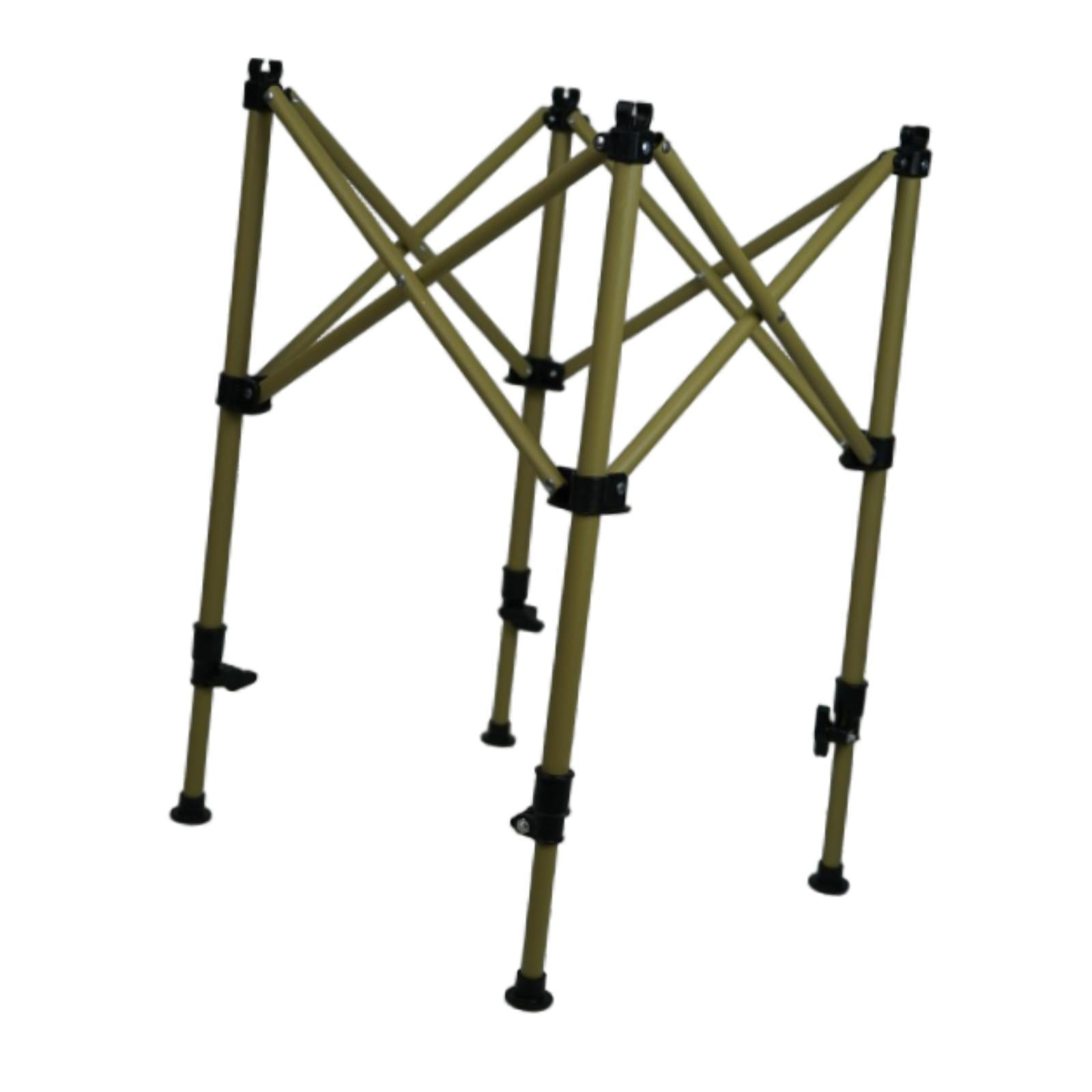 TISHITA Folding Table Leg Adjustable Stable Steel Desk Stand Foldable ...