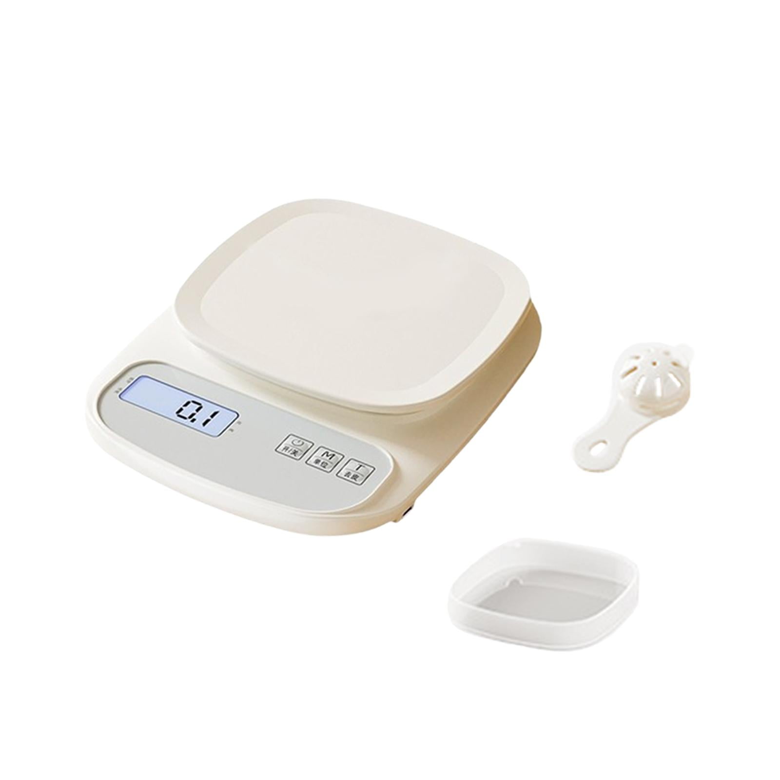 TISHITA Food Kitchen Scale,Digital Scale Pocket Small Plate,Food Meat ...