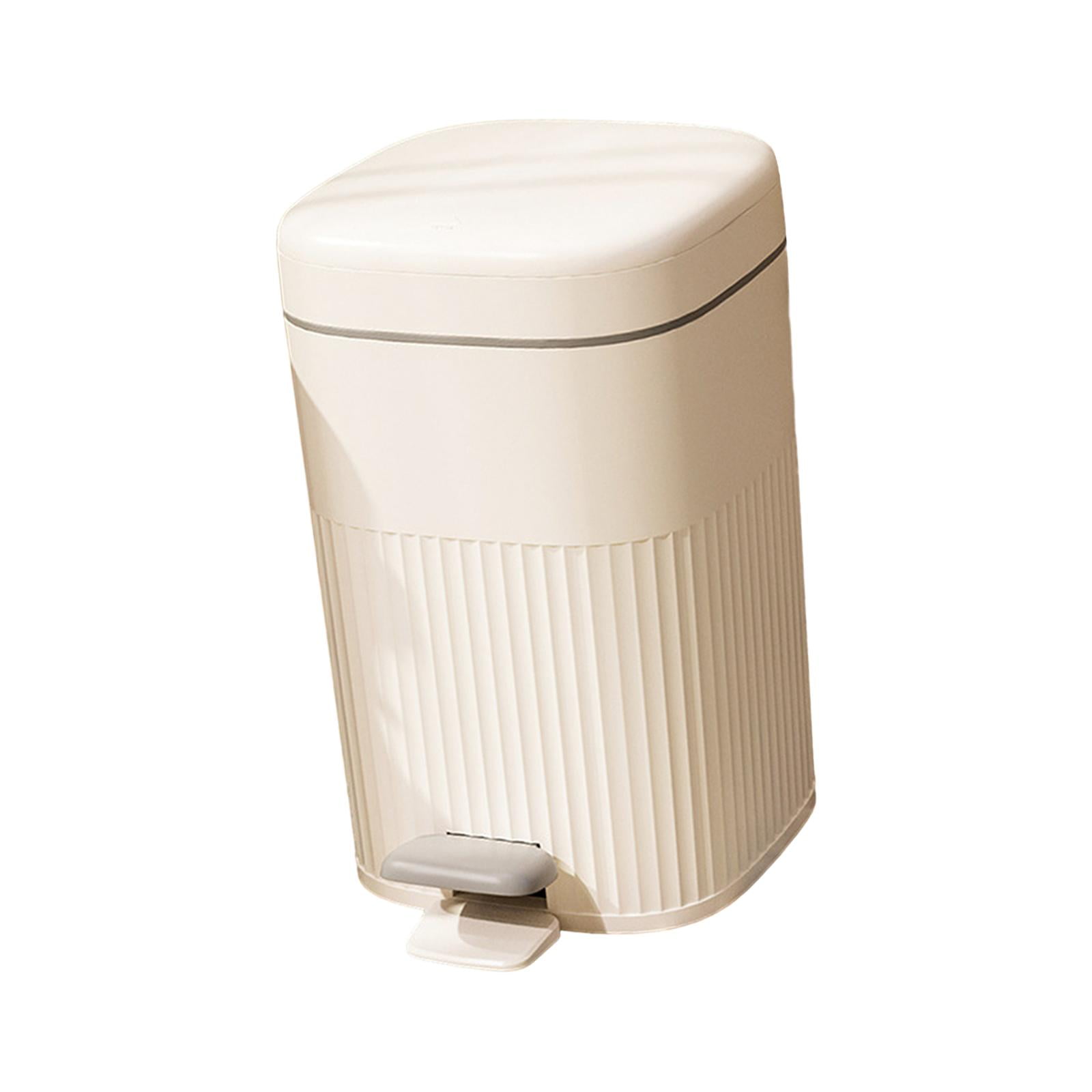 TISHITA Foot Pedal Garbage Bin Pedal Bin Paper Basket Organizer Step on ...