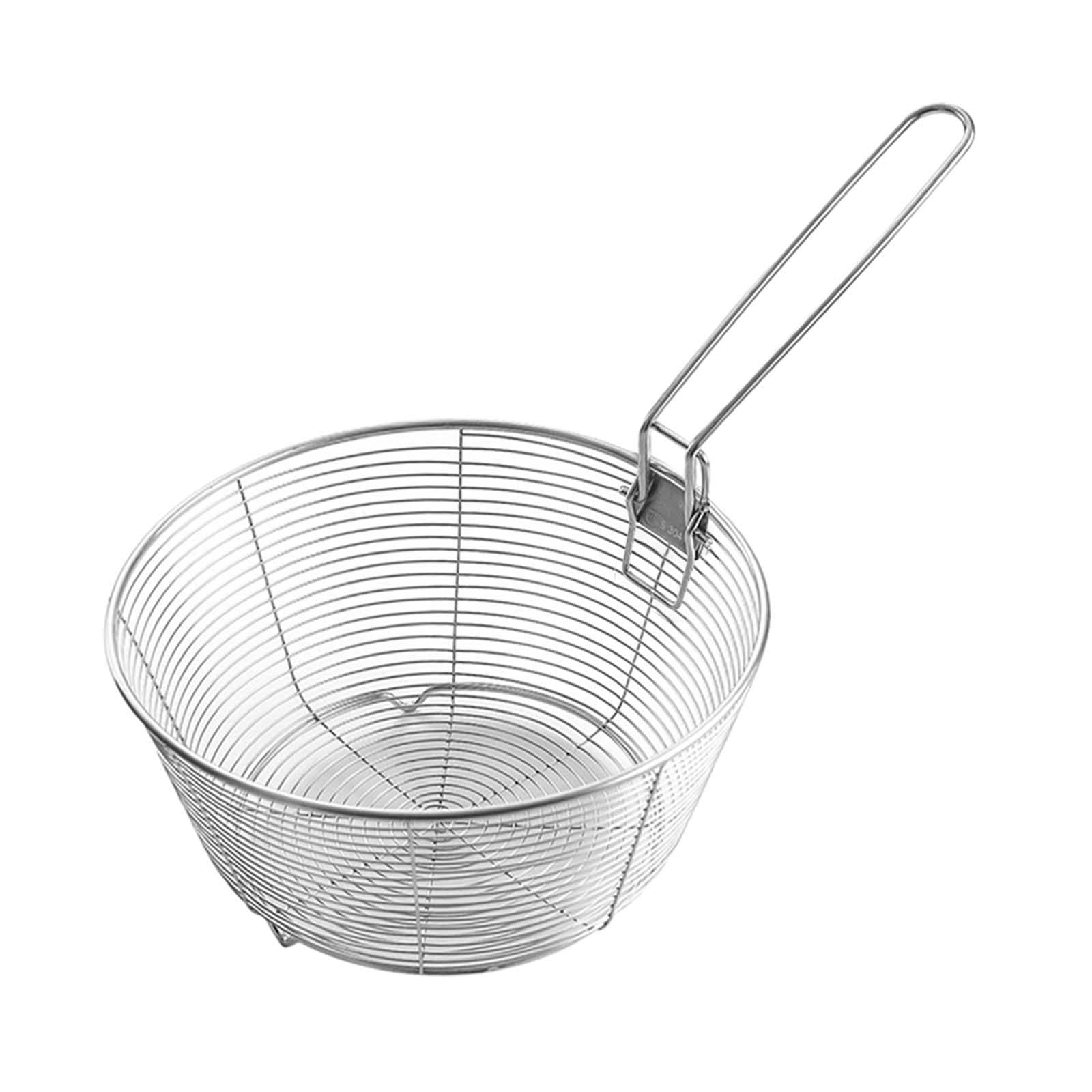 TISHITA Frying Basket with Handle Mesh Colander Strainer,Multipurpose ...
