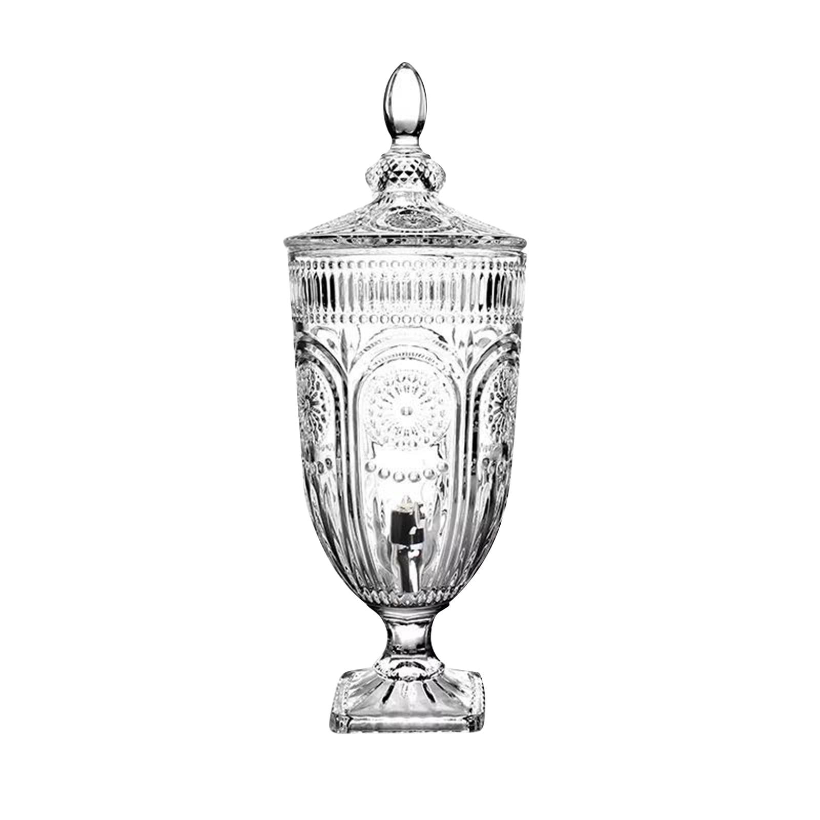 TISHITA Glass Pitcher,Cold Water Jug,3L,Iced Tea Pitcher,Large Capacity ...