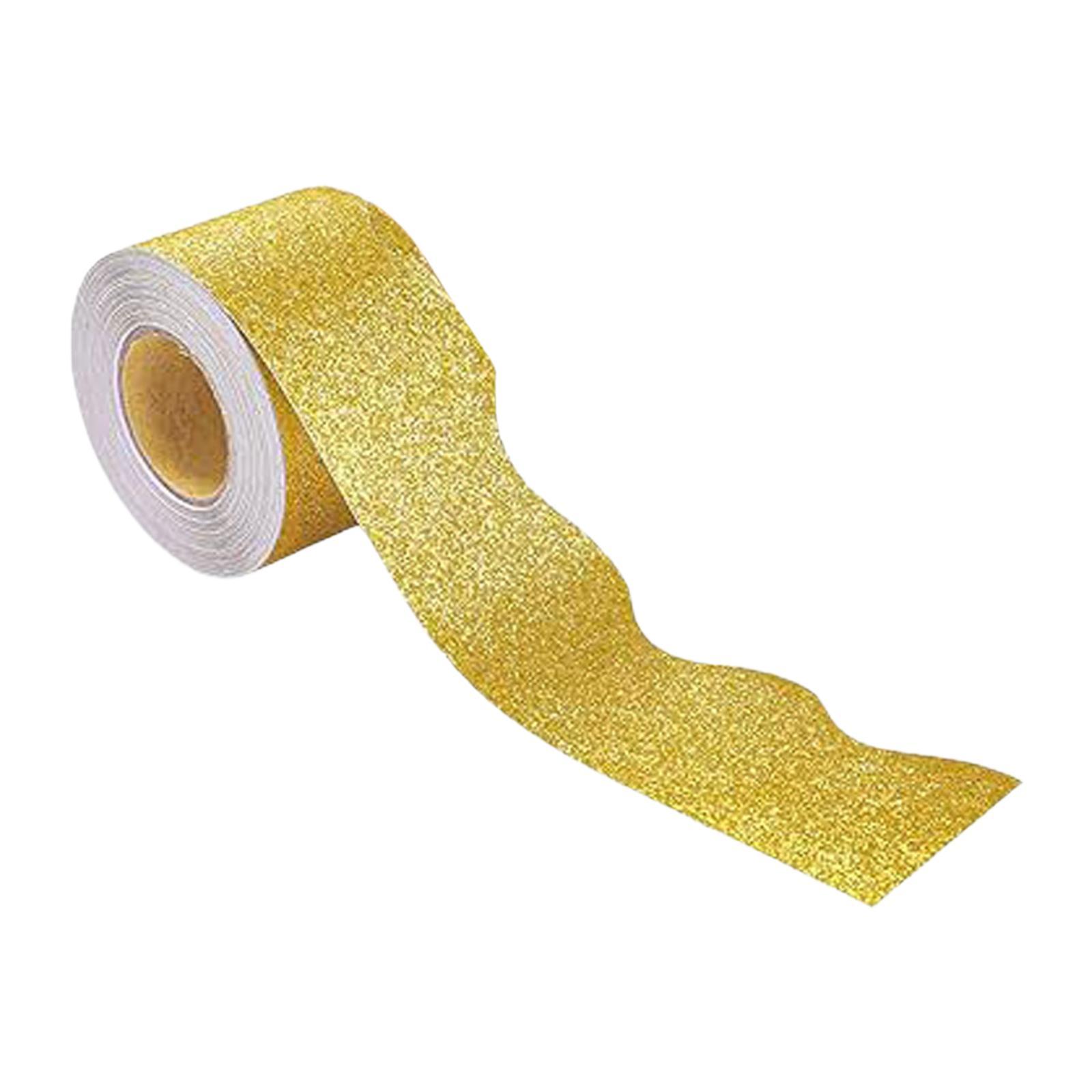 TISHITA Glitter Bulletin Board Borders, Shiny Decorative Bulletin Board ...