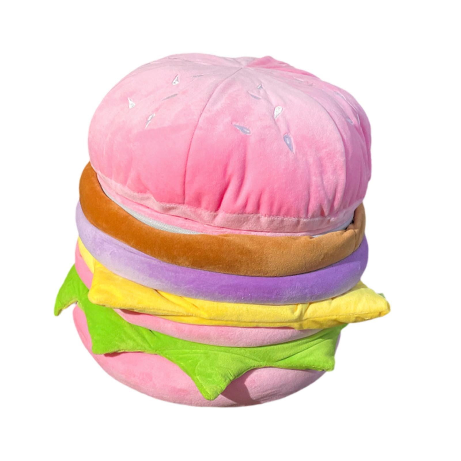 TISHITA Hamburger Shaped Stool Shoe Changing Stool Decorative Compact ...