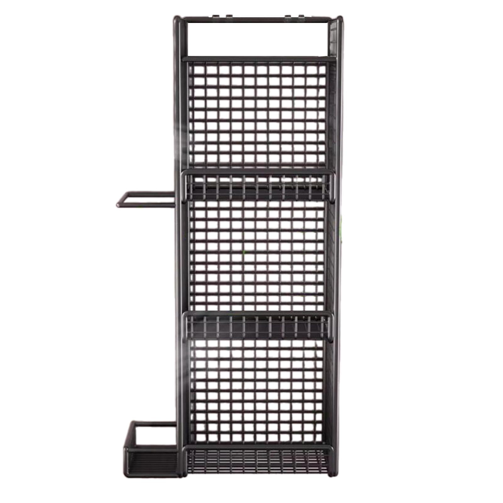 TISHITA Hanging Kitchen Basket 3 Tier Wall Mount,Iron,Multifunctional ...