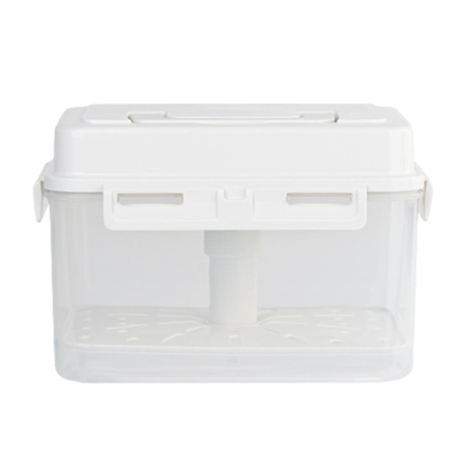 TISHITA Kimchi Container Fresh Keeping Box with Press Plate Rectangle ...