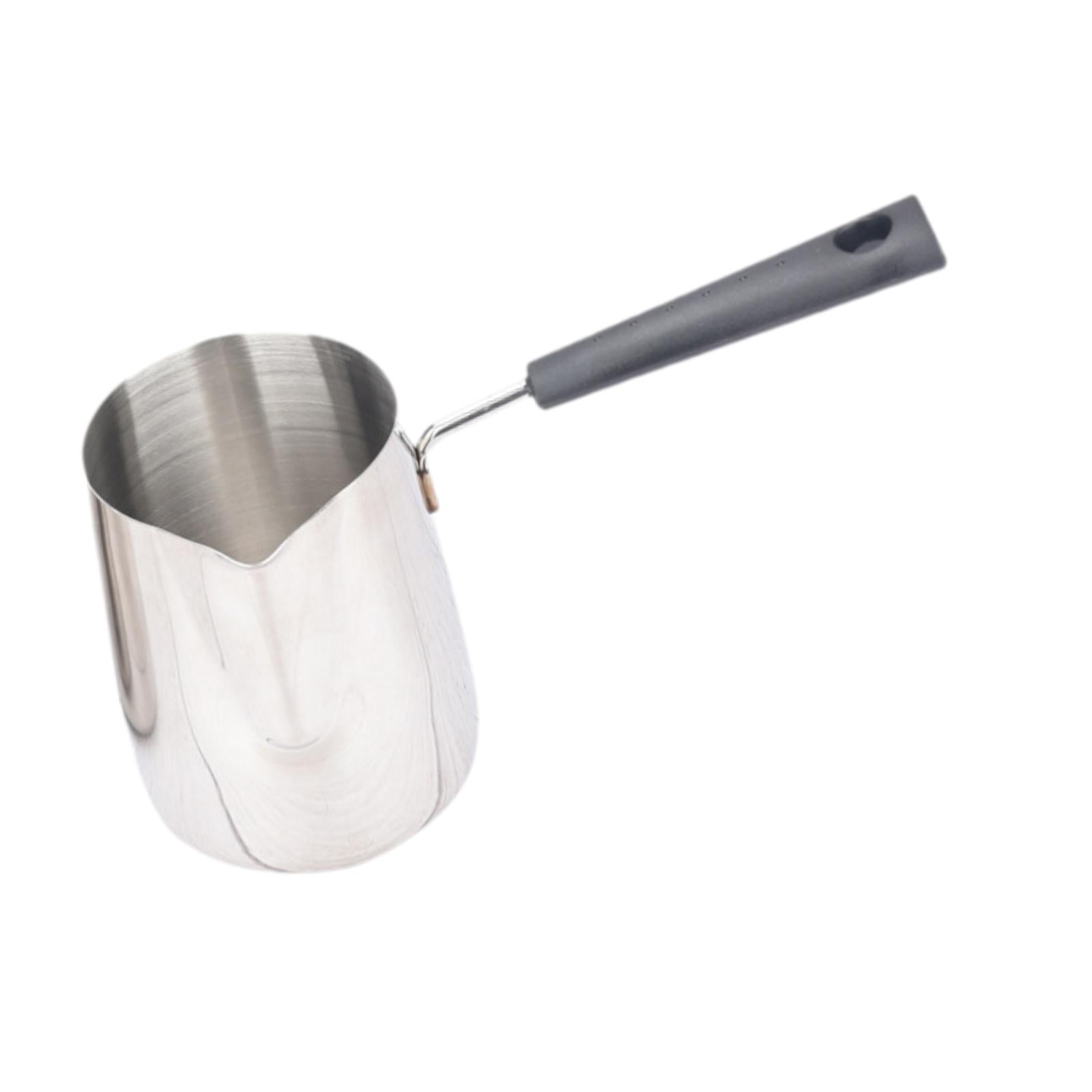 TISHITA Metal Turkish Coffee Pot Long Handle Multipurpose Sturdy Hot ...