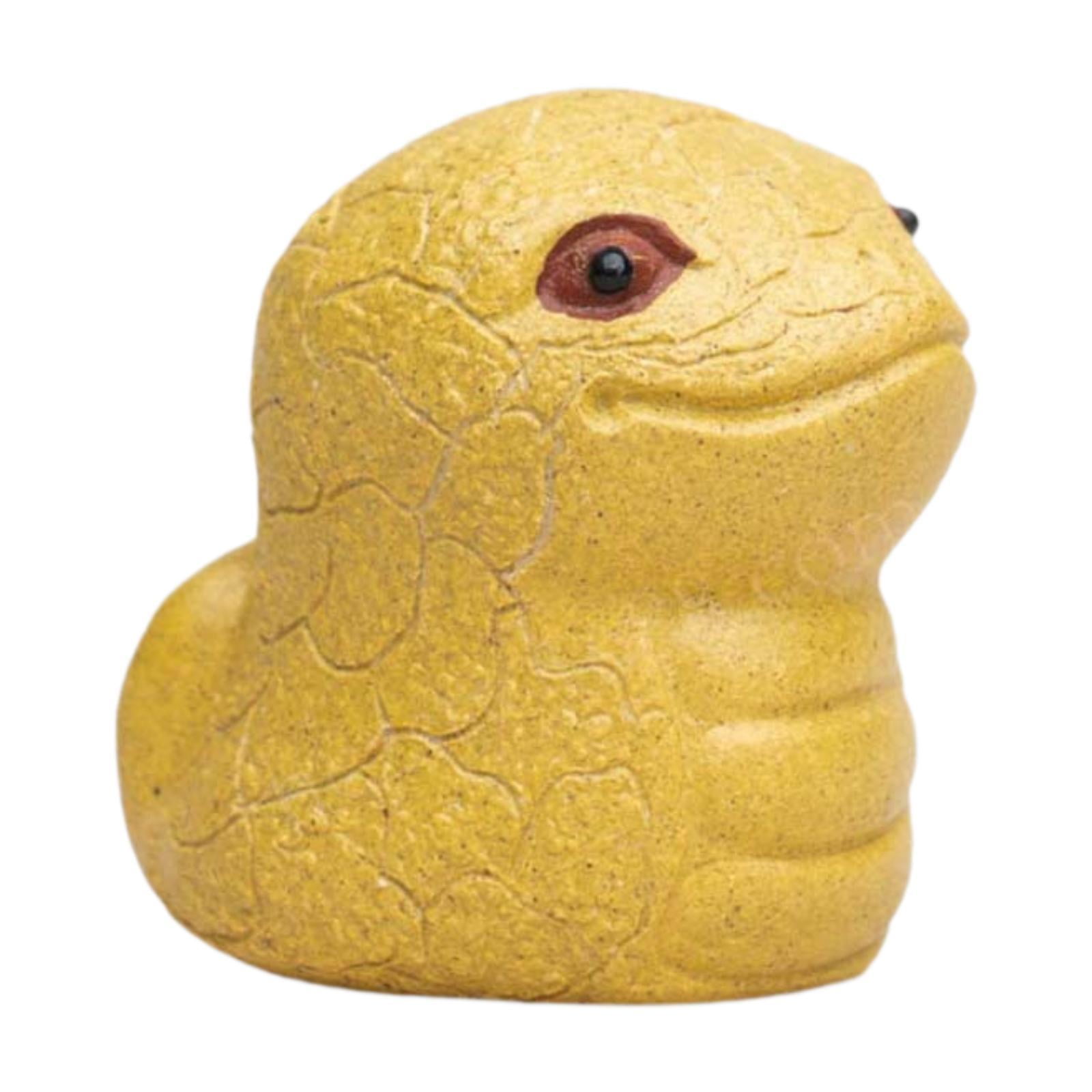 TISHITA Miniature Snake Figurine Small Snake Statue Tea Pet Sculpture ...