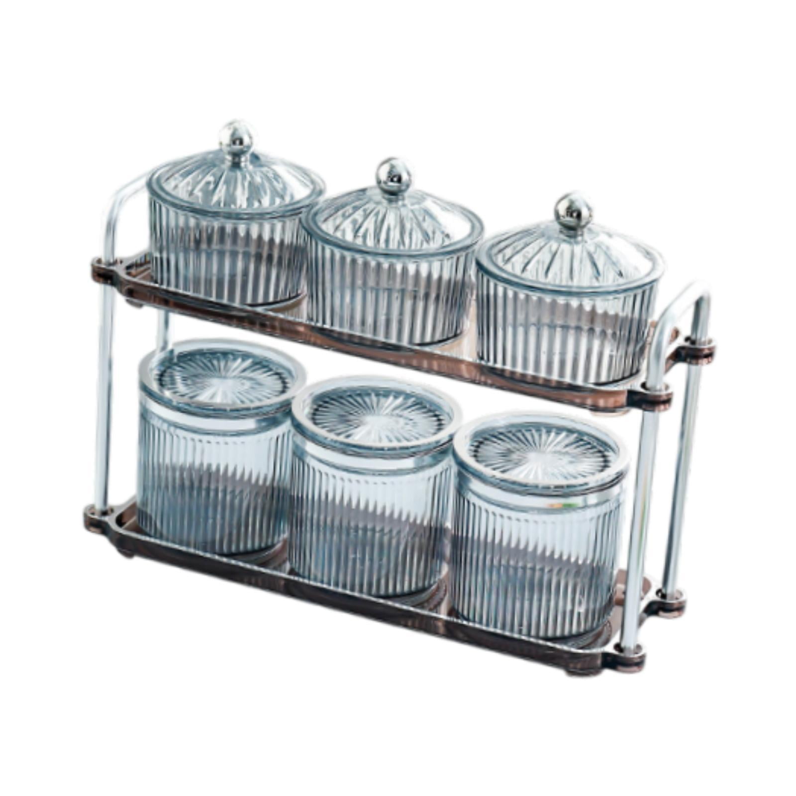 TISHITA Nuts Candy Container Snack Tray with Lid with Stand Snacks ...