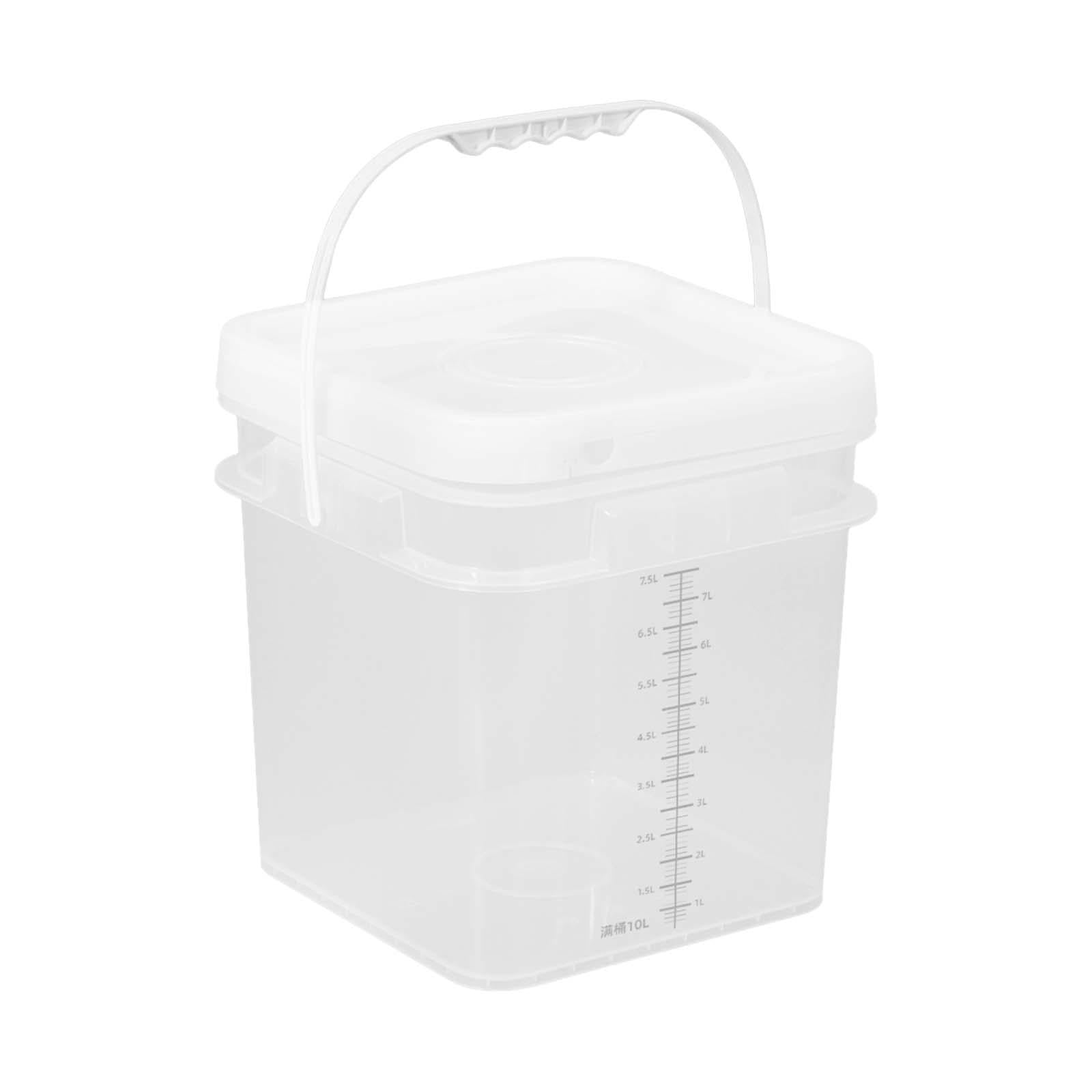 TISHITA Paint Bucket Sealing Leakproof Paint Pail with Handle for BBQ ...