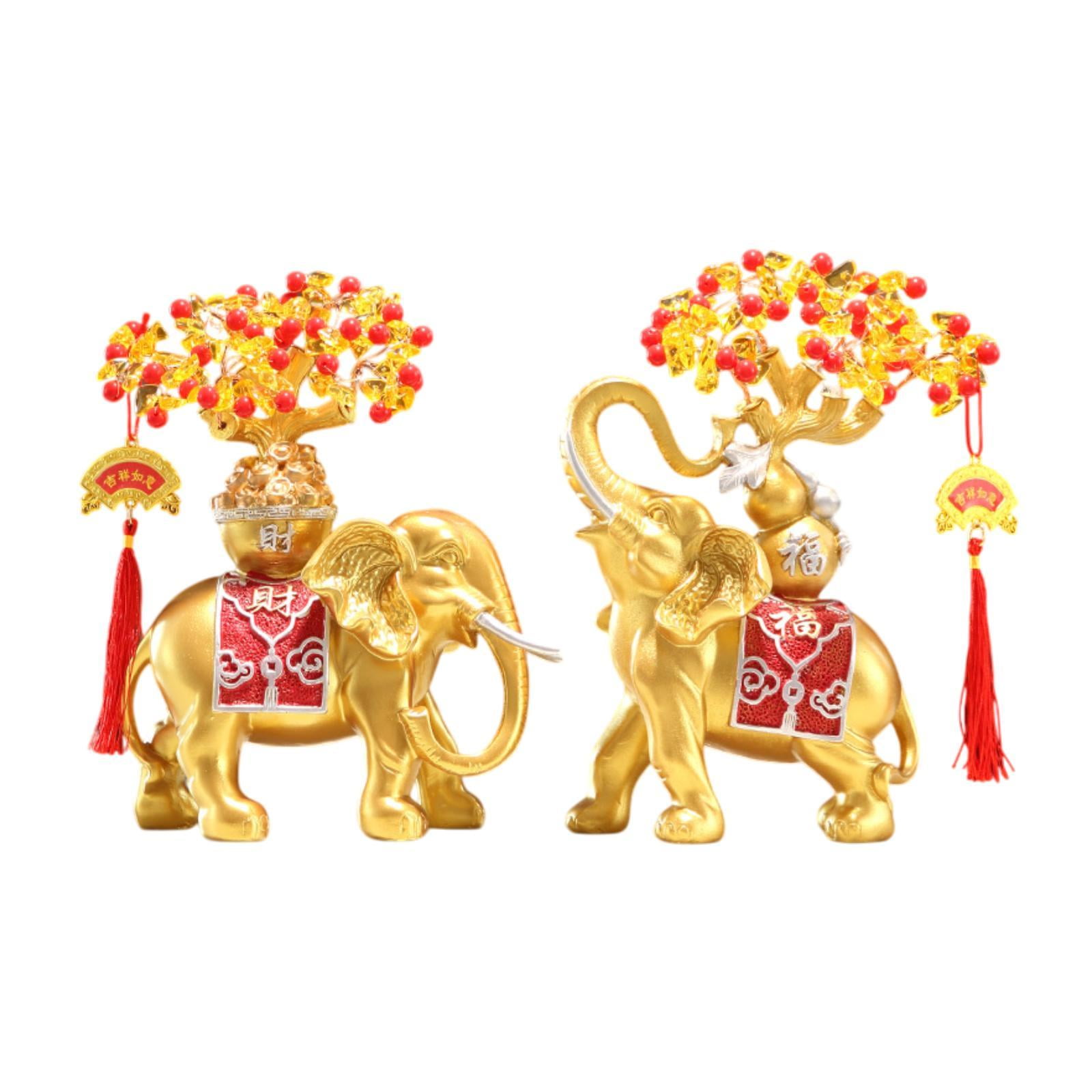 TISHITA Prosperity Figurine Resin Statue Gifts Non Slip Base Collection ...