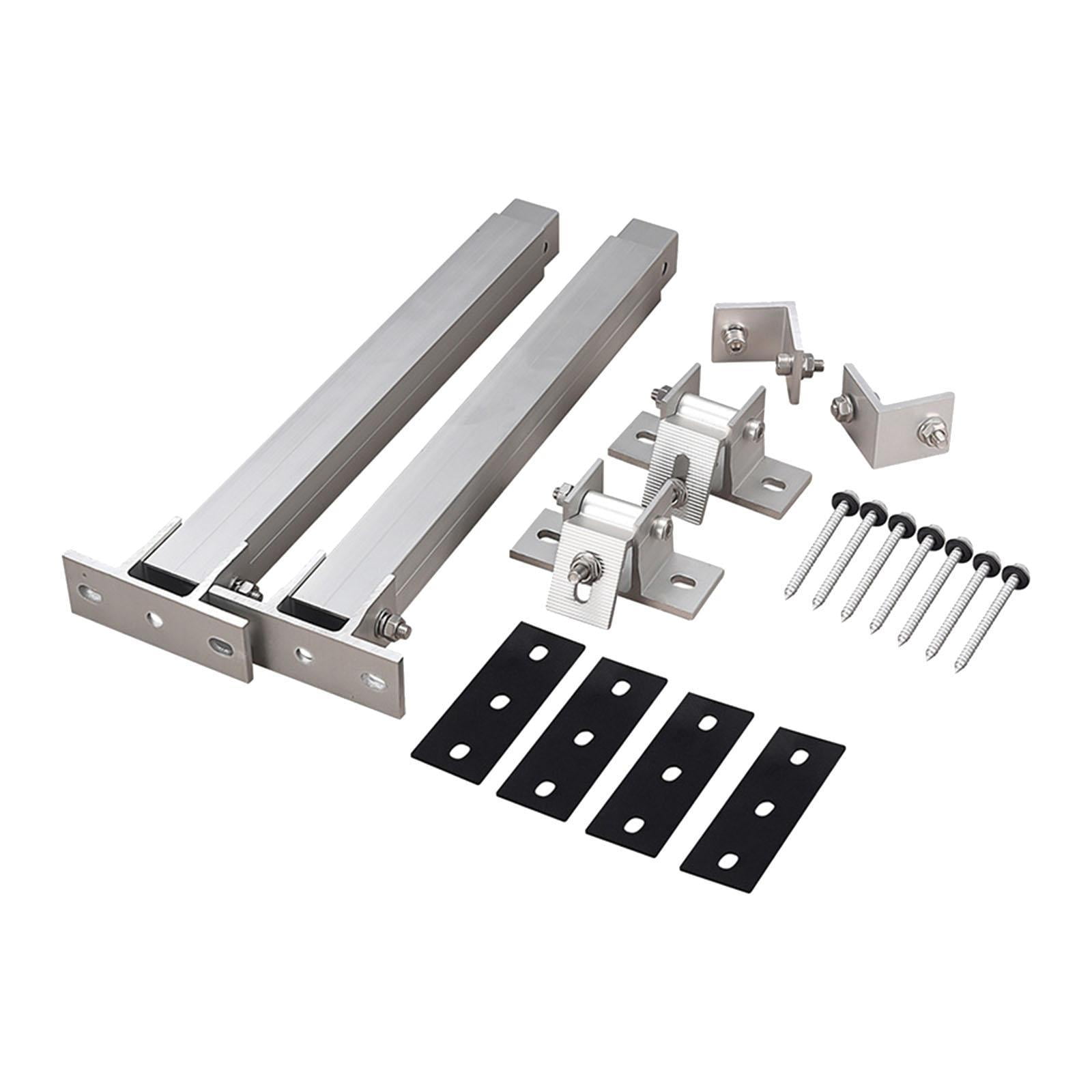 TISHITA Pv Panel Roof Mount Bracket Panel Clamps Leg Angle 15-30 degree ...