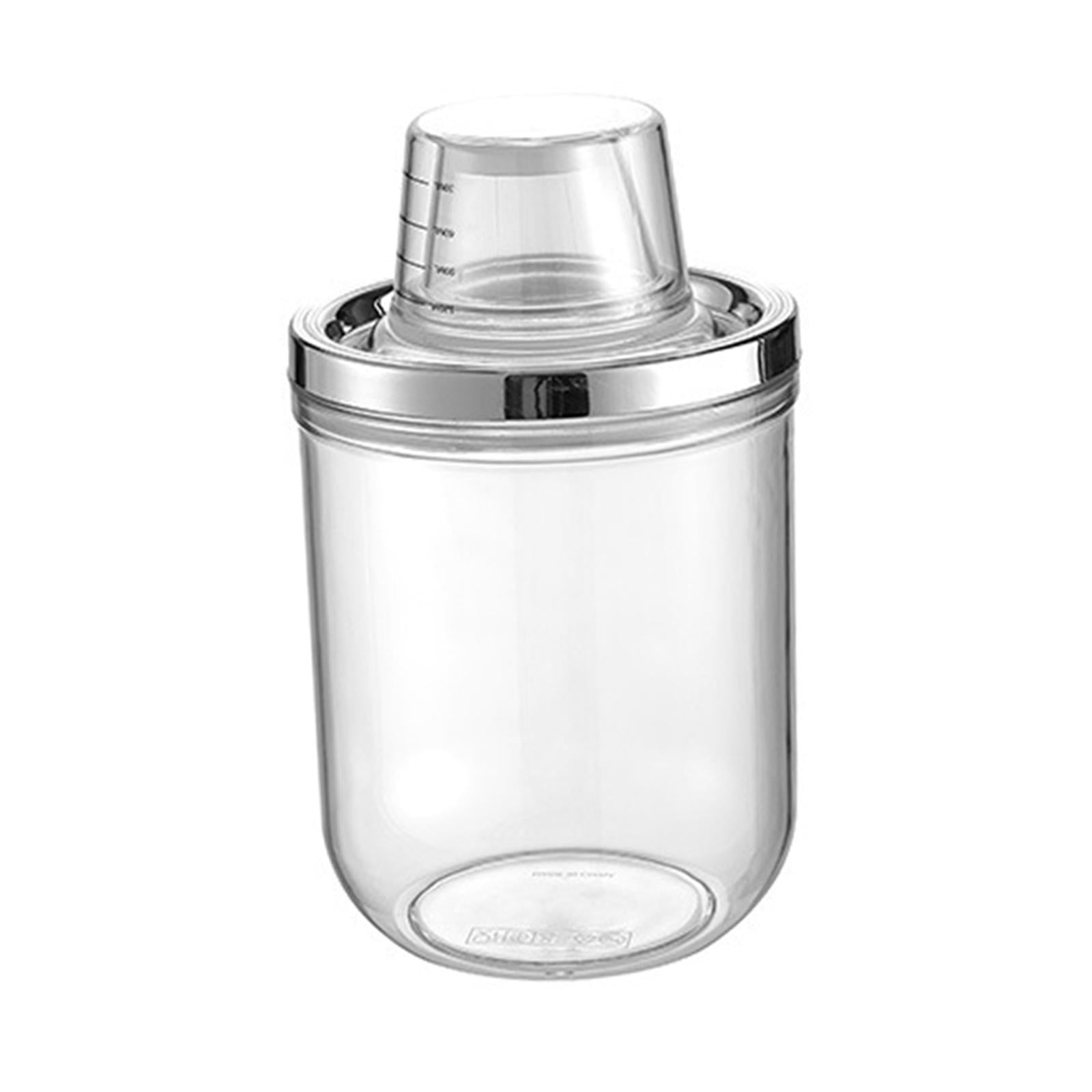 TISHITA Rice Container Pet Material Clear Kitchen Canister for Tea Pantry Stationery 1400ml ...