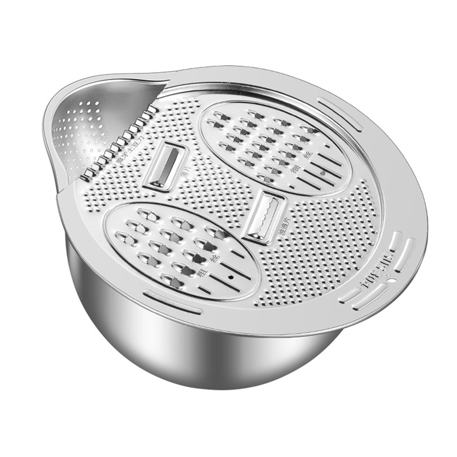 TISHITA Rice Washer Strainer Bowl Ergonomic Kitchen Tool with Side ...