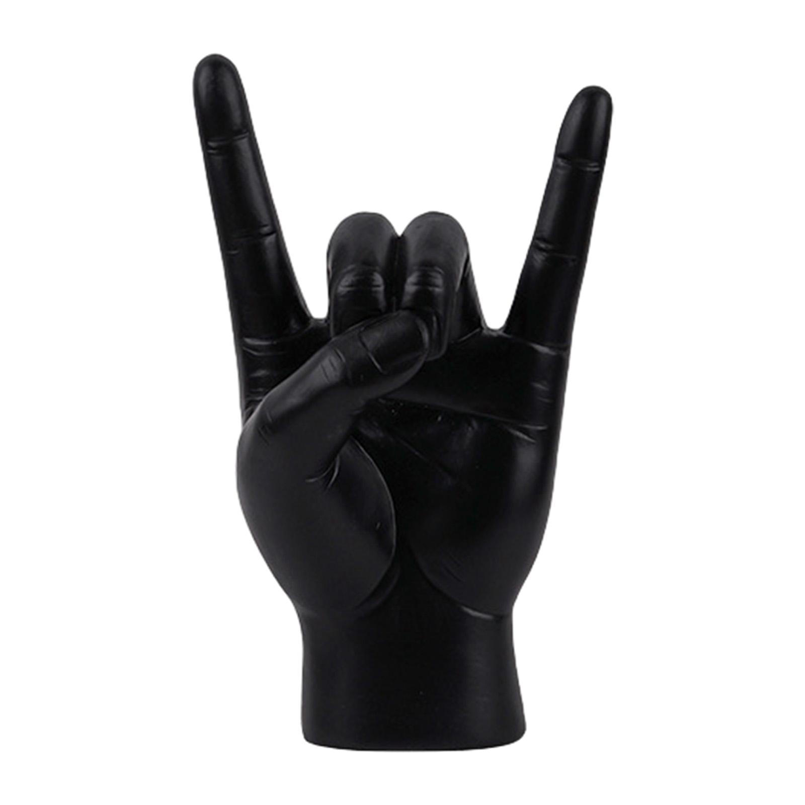 TISHITA Rock Hand Gesture Statue Hand Sign Collection Creative Music ...