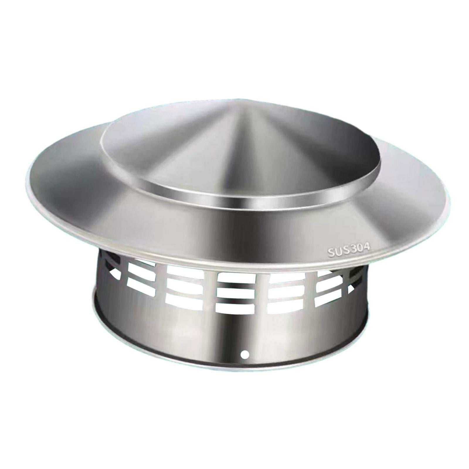 TISHITA Roof Vent Cap Chimney Rains Cap Pipe Cap Easy Install Snow Dust ...