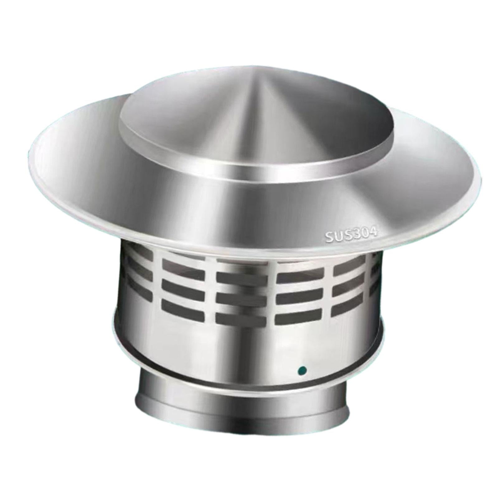 TISHITA Roof Vent Cap Chimney Rains Cap Pipe Cap Easy Install Snow Dust ...