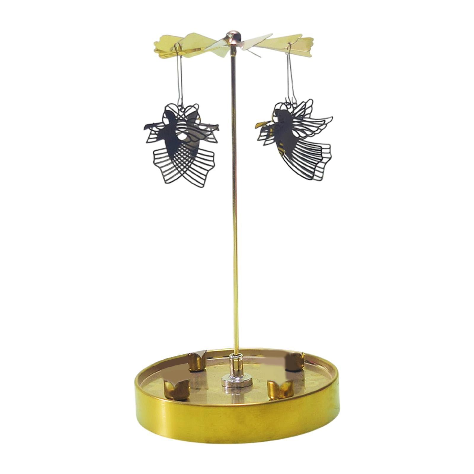 TISHITA Rotating Candle Holder Rotary Pillar Candles Decoration with ...
