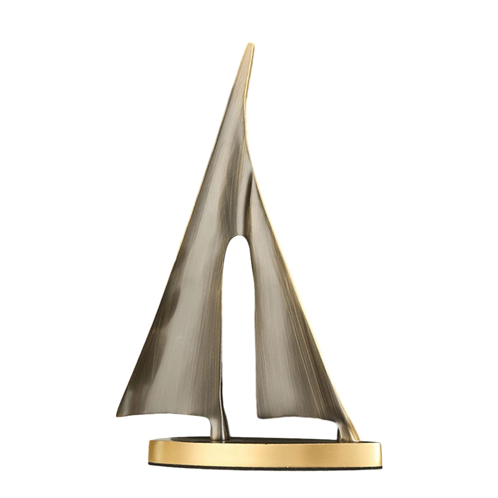 TISHITA Sailing Boat Statue Copper Ornament Art Collectable Decorative ...