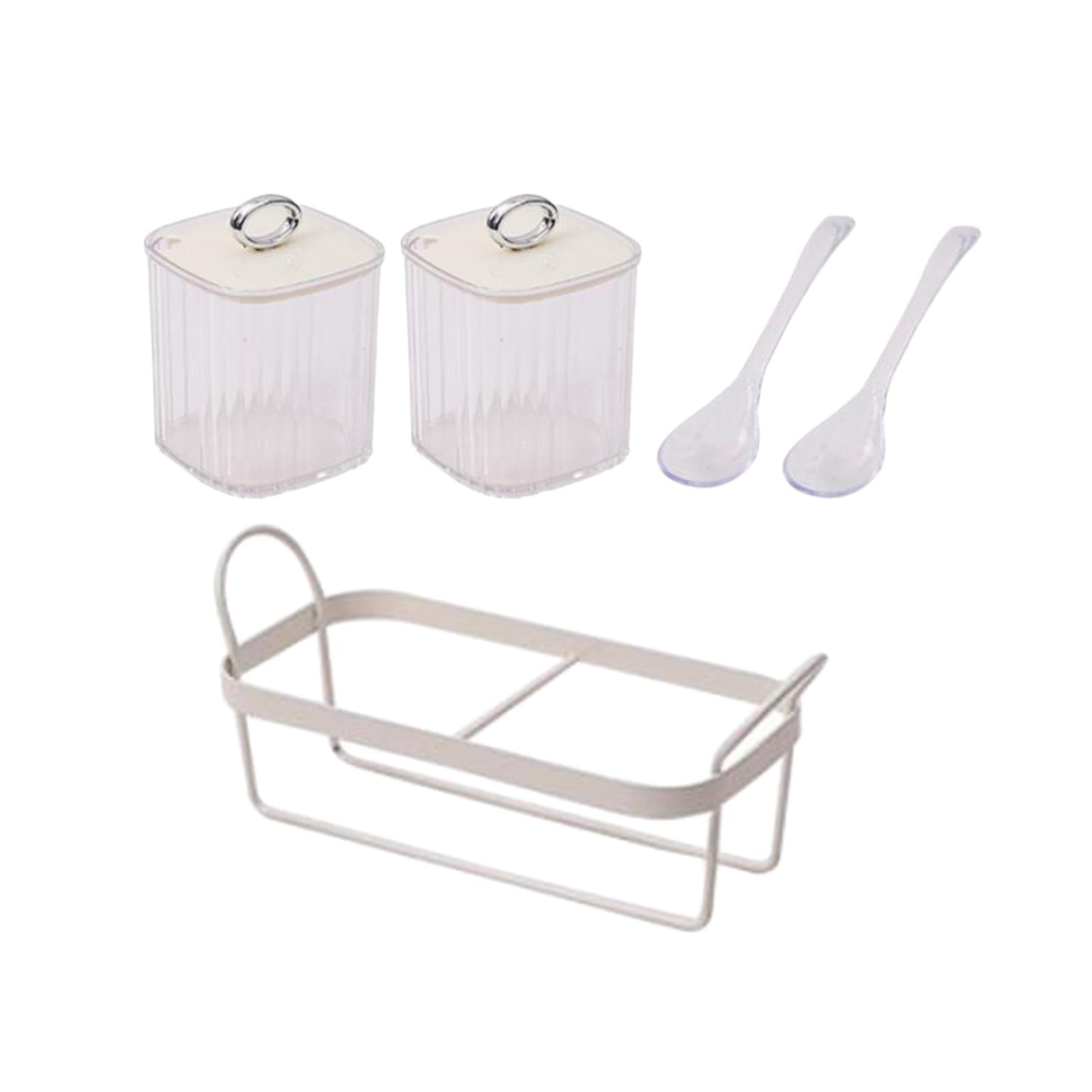 TISHITA Set .Spice Shaker Jars .with Lids .Transparent .Nut and Candy ...