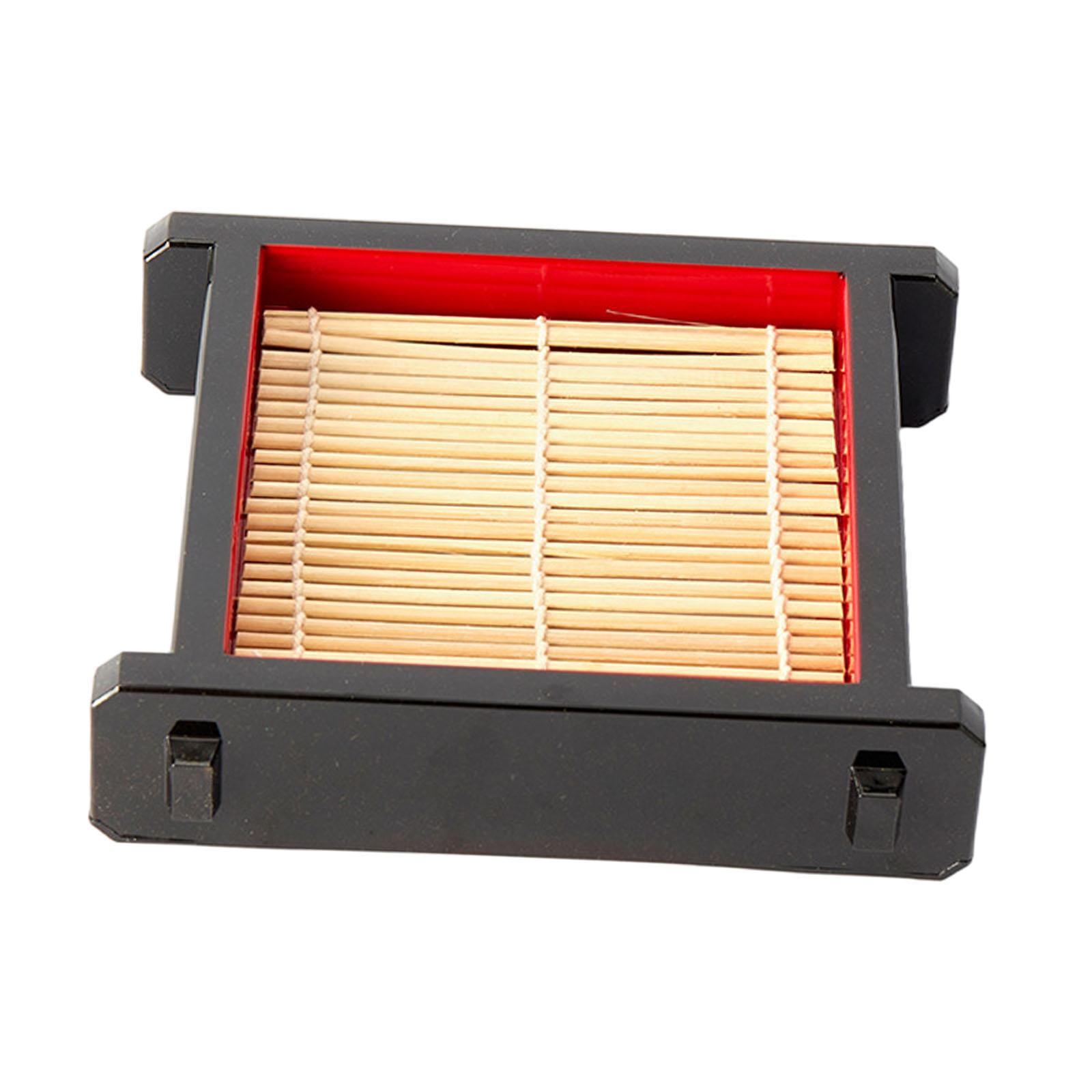 TISHITA Soba Noodle Tray Sushi Serving Tray Appetizer Plate with Drain ...