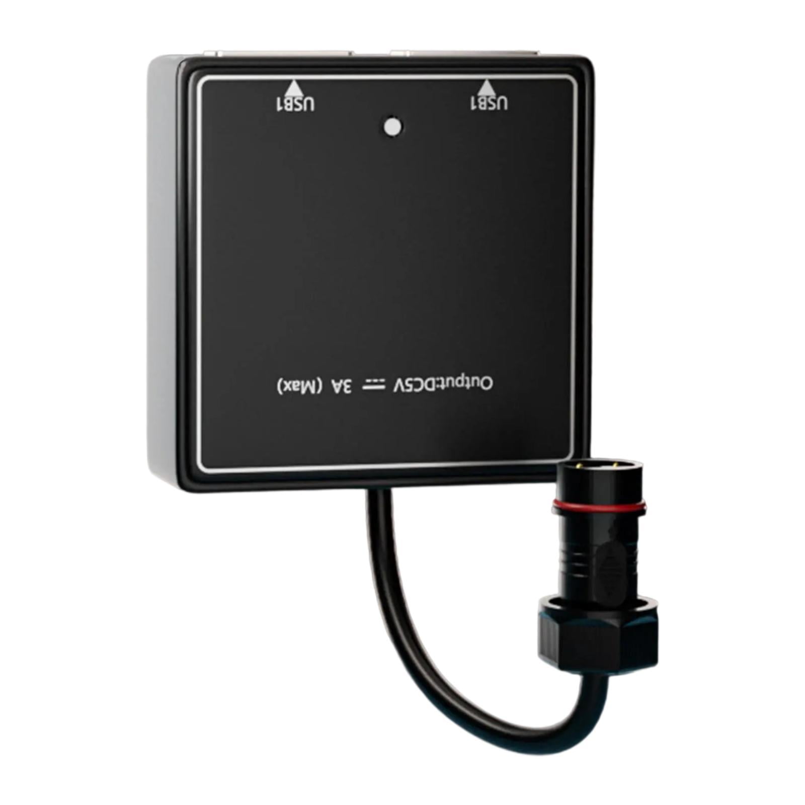 TISHITA Solar Voltage Stabilizer 5V3A Double USB Black Solar Panel ...