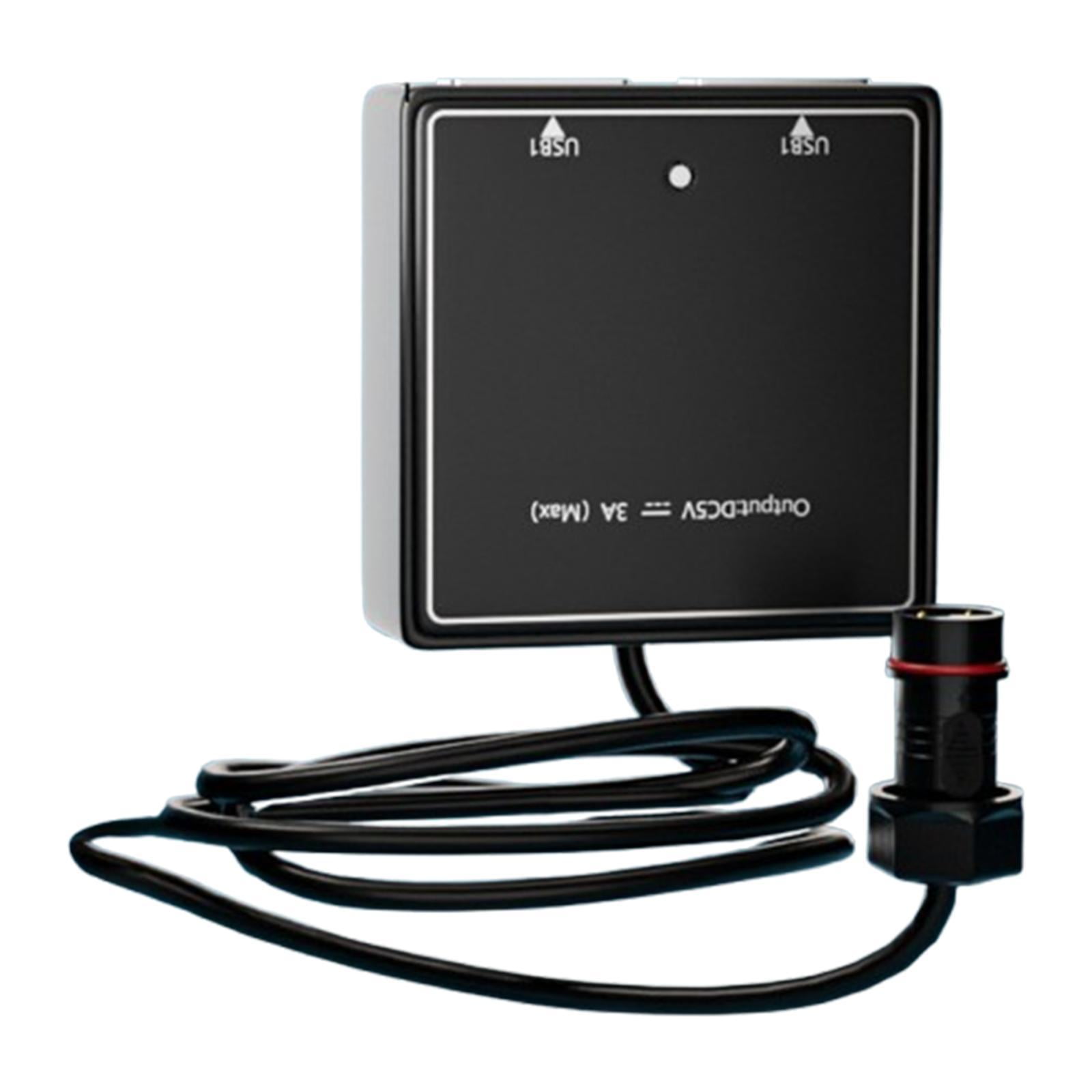 TISHITA Solar Voltage Stabilizer 5V3A Double USB Black Solar Panel ...