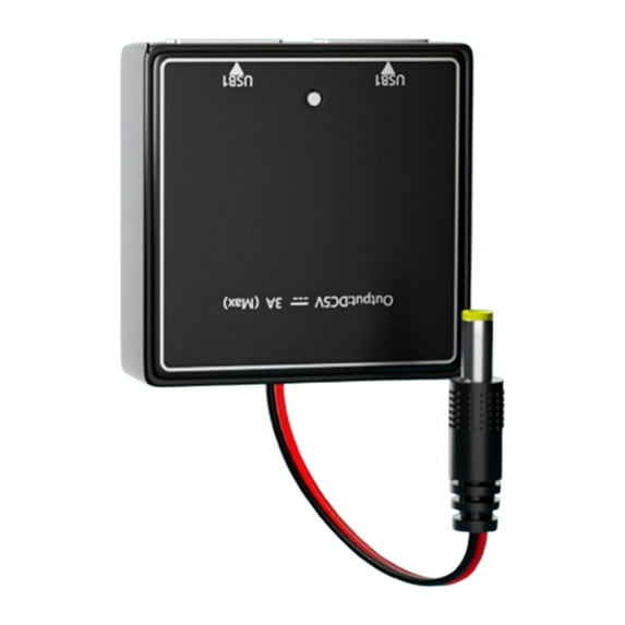 TISHITA Solar Voltage Stabilizer 5V3A Double USB Black Solar Panel ...