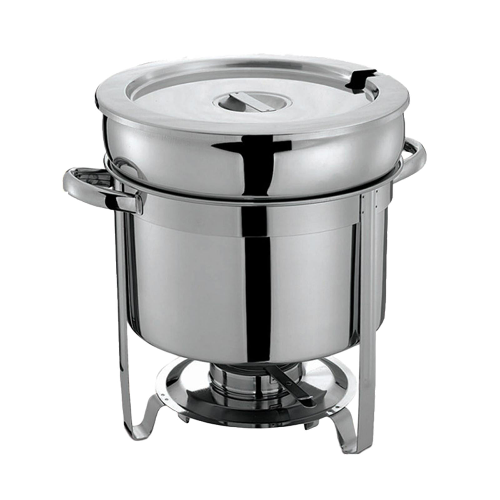 TISHITA Soup Chafer Catering Food Warmer Sauces Stainless Steel Soup ...