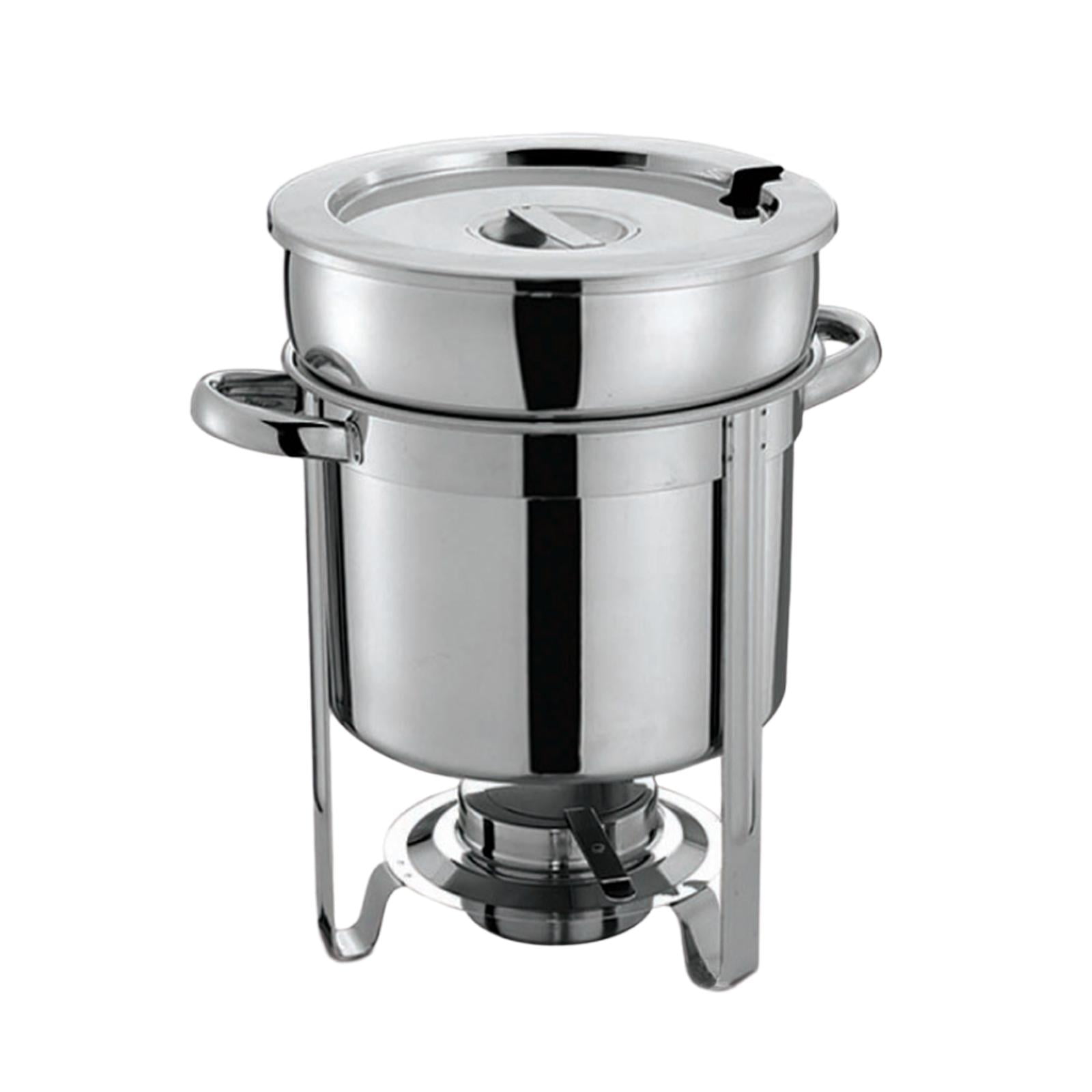TISHITA Soup Chafer Catering Food Warmer Sauces Stainless Steel Soup ...