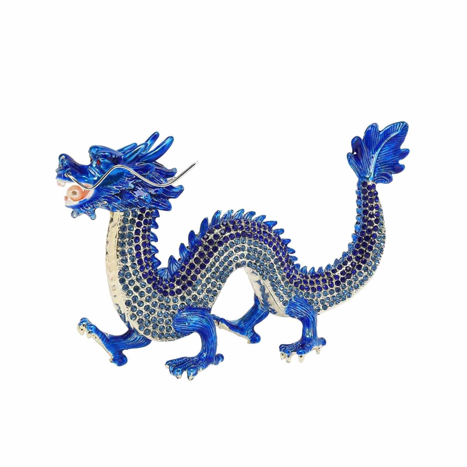 TISHITA Spring Festival Chinese Dragon Sculpture Statue Table Ornament ...
