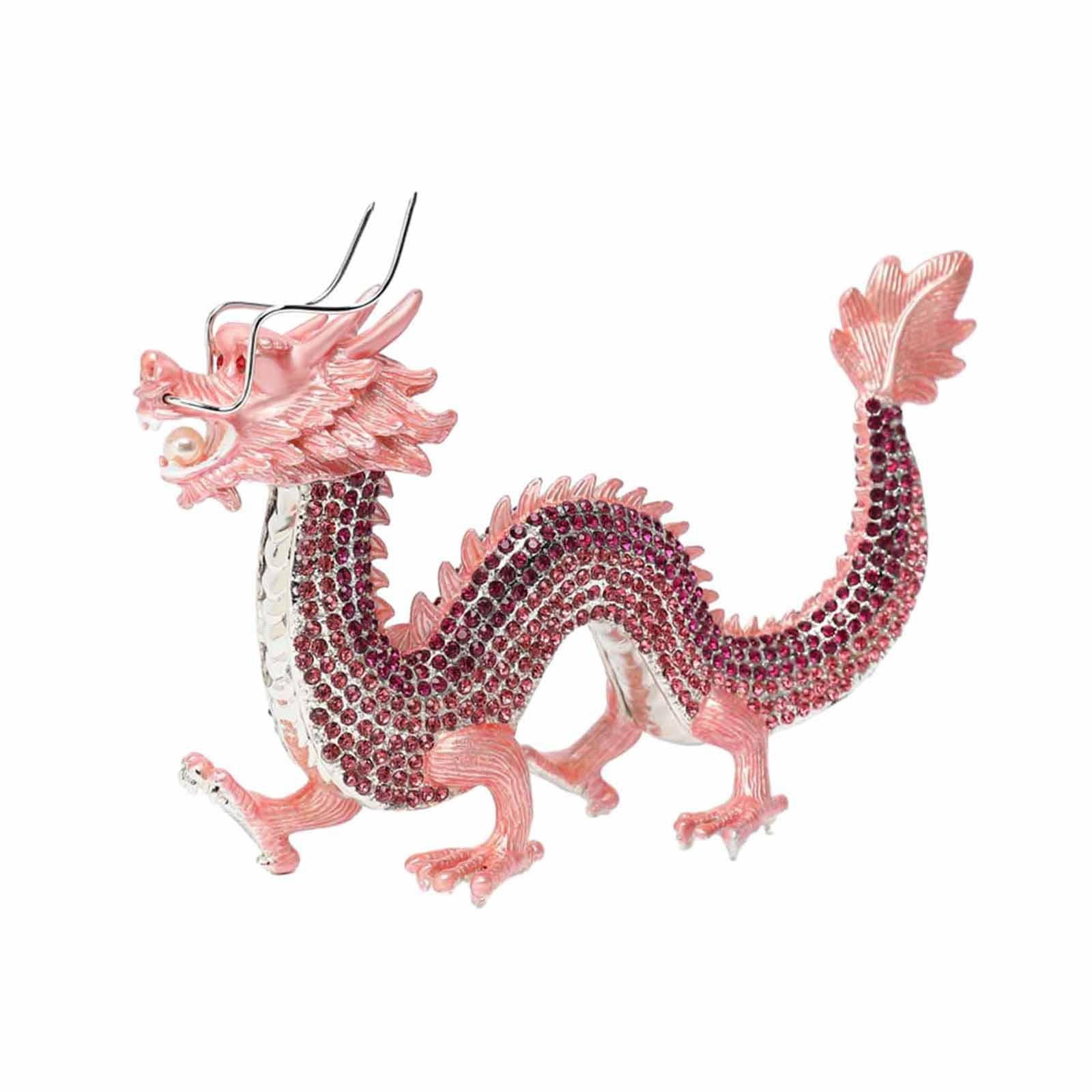 TISHITA Spring Festival Chinese Dragon Sculpture Statue Table Ornament ...