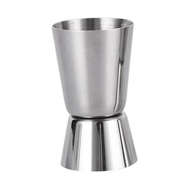 Farfi Stainless Steel Measuring Cup Double-head Curled Edge Cocktail ...
