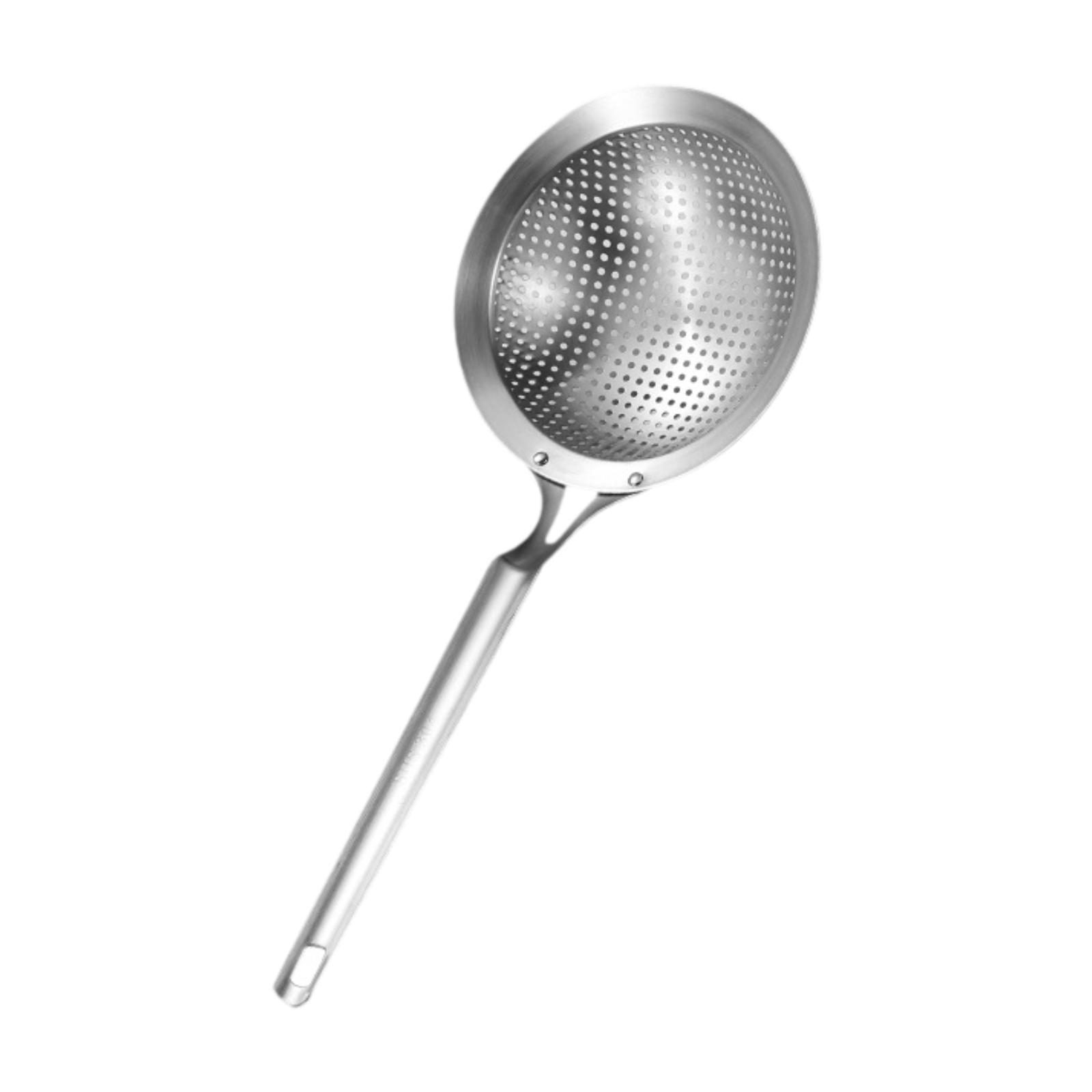 TISHITA Stainless Steel Kitchen Slotted Spoon Fryer Large Holes Deep ...