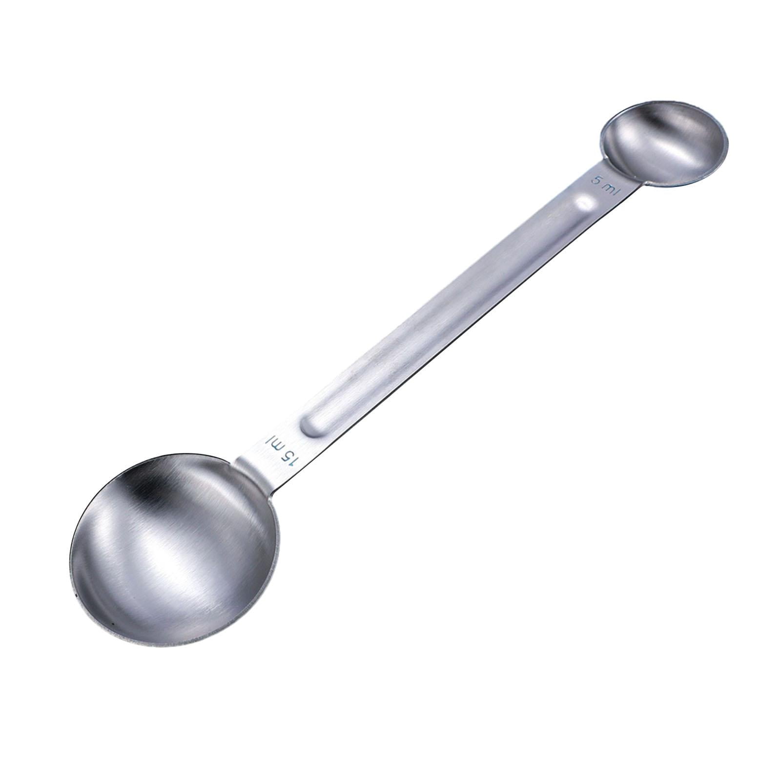 TISHITA Stainless Steel Tablespoon,Double Sided Measuring Spoon ...