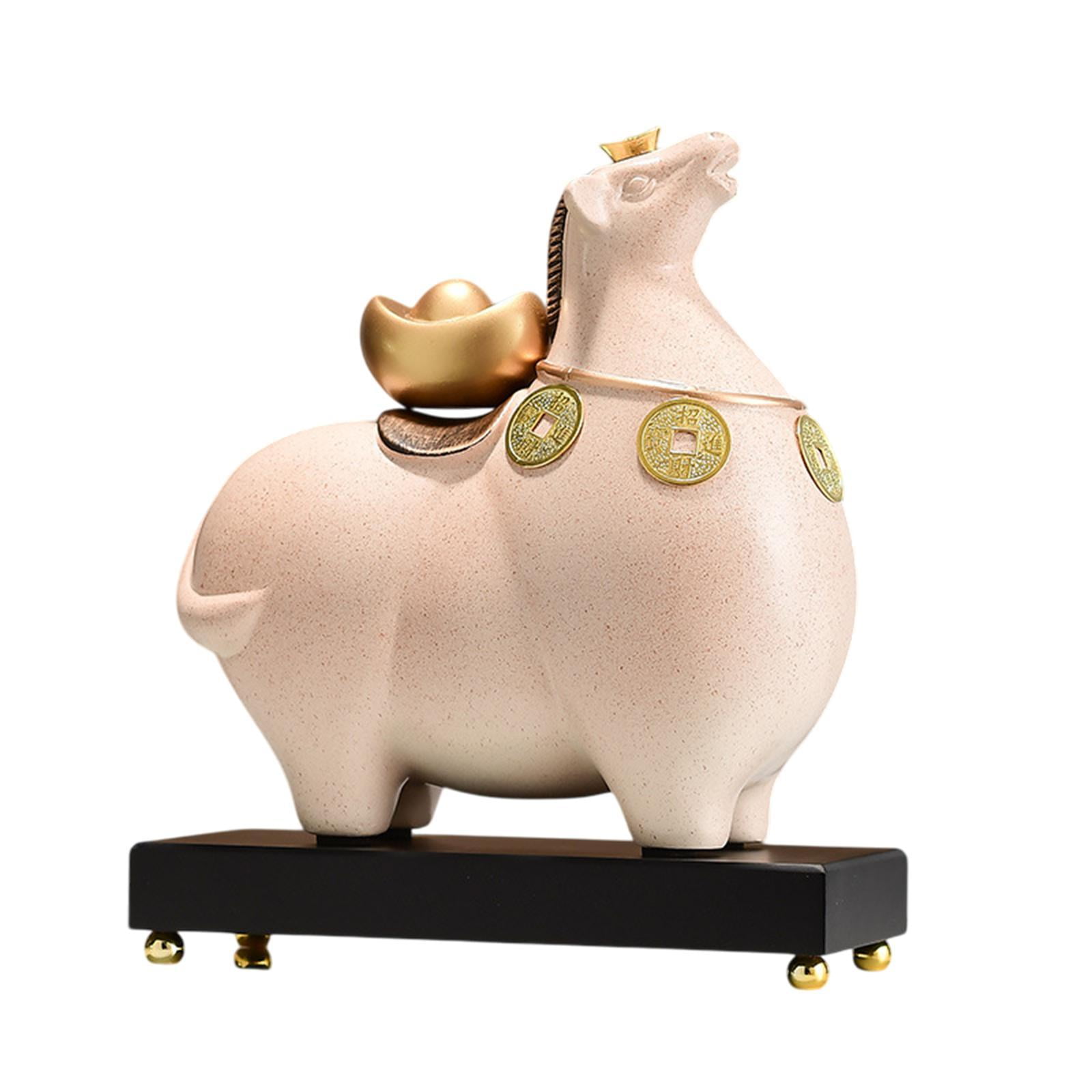 TISHITA Standing Horse Statue Convenient Animal Figurine for Living ...