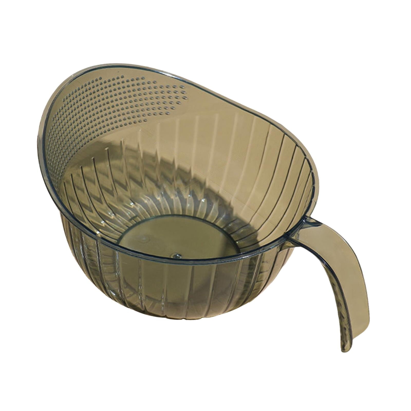 TISHITA Strainer Basket with Rice Washing Bowl Drainer for Fruits And ...