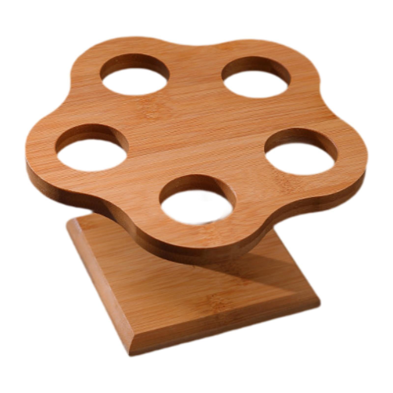 TISHITA Sushi Display Tray Sushi Roll Holder Wood Cone Display Stand ...